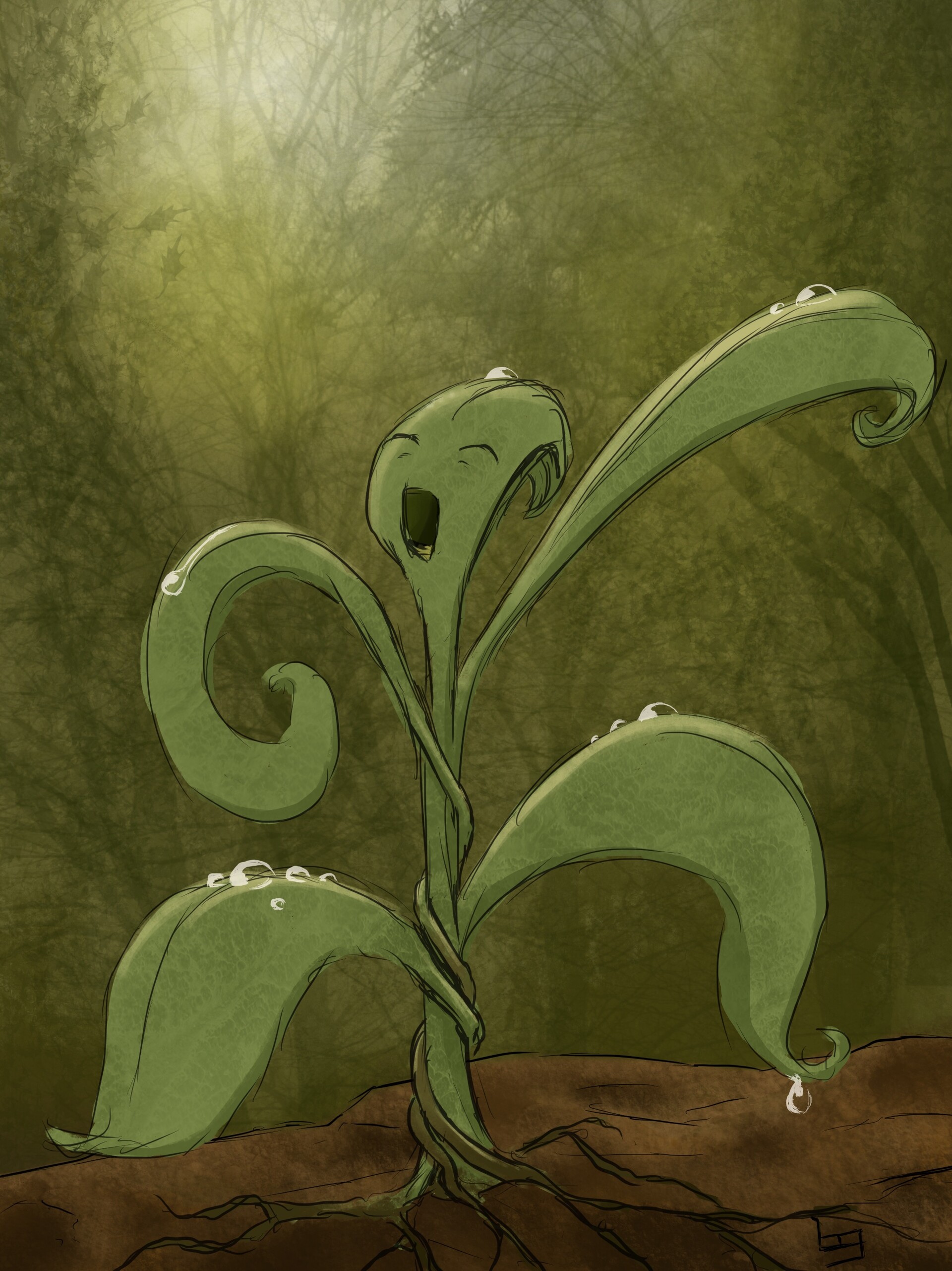 ArtStation - Sleepy Saproling