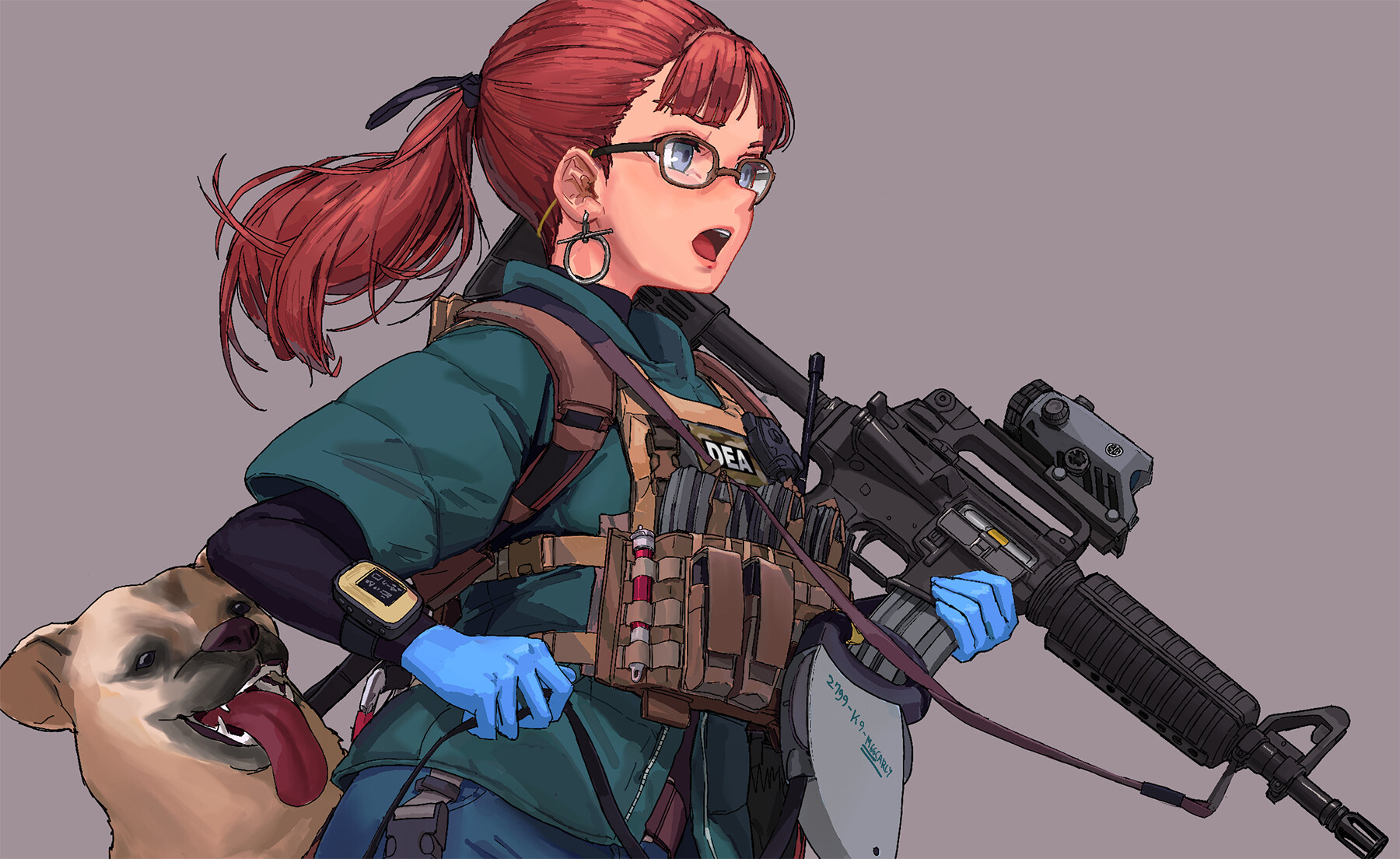 ArtStation - DEA K-9 OFFICER