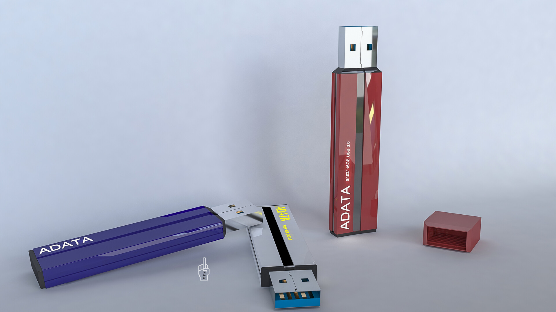 ArtStation - USB Flash Drive Modeling