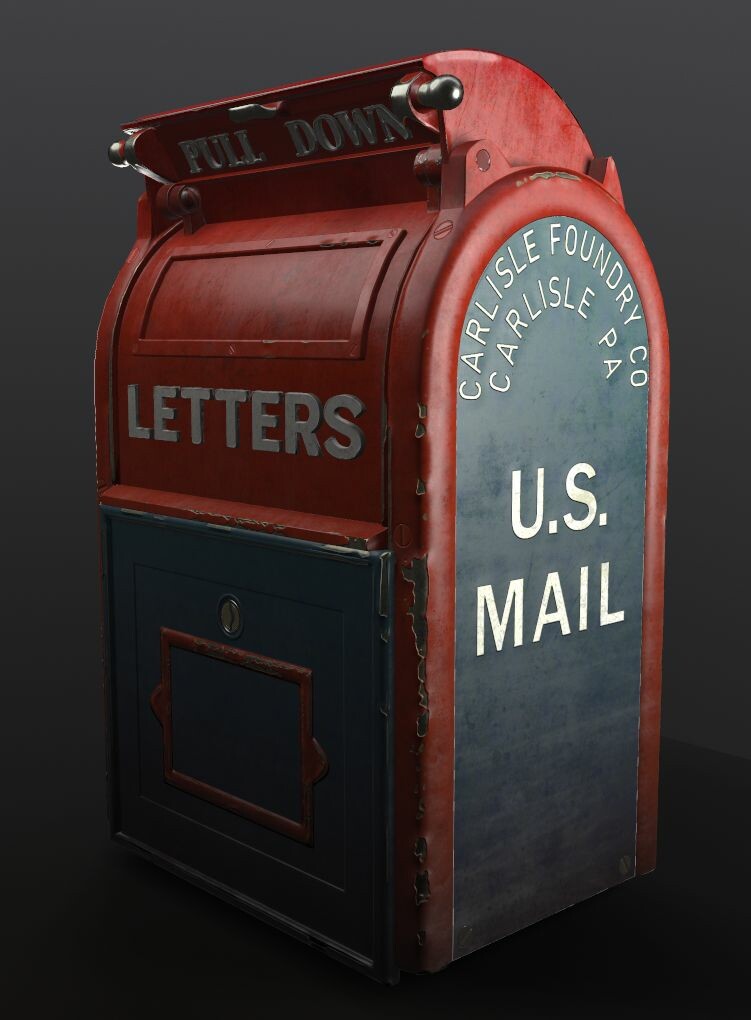 1940s post box