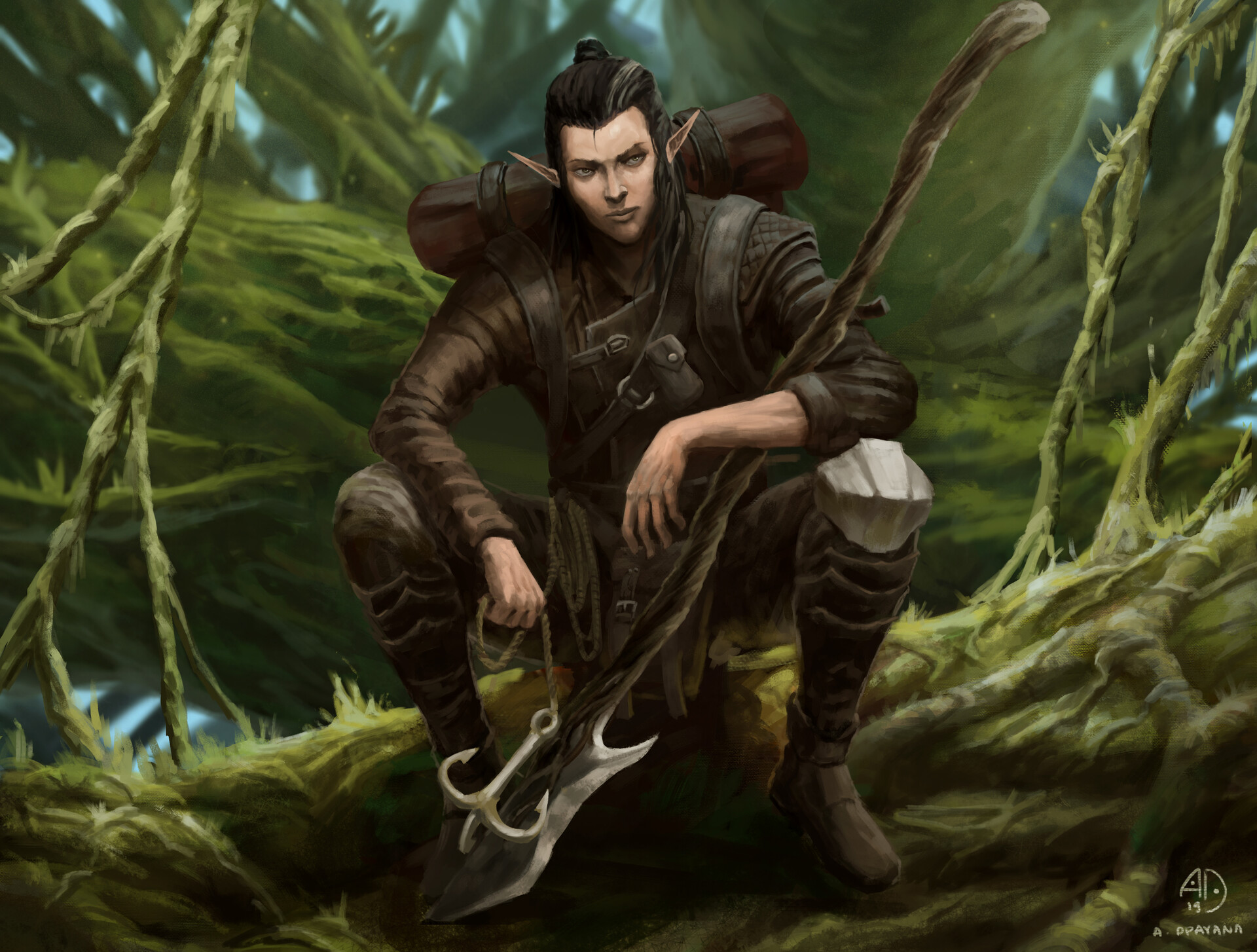 ArtStation - Alstead Woodland's Ranger