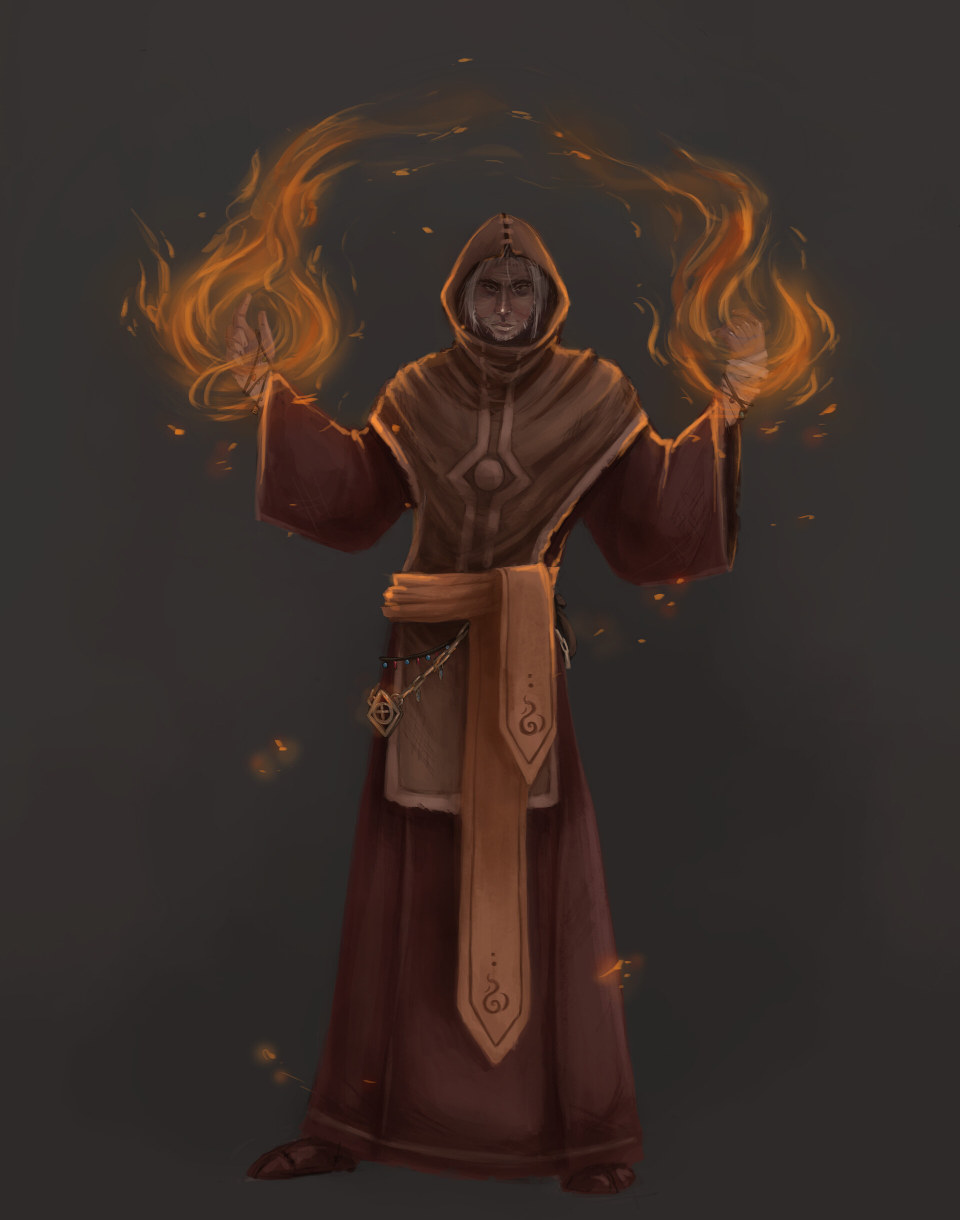 ArtStation - Priest of Fire