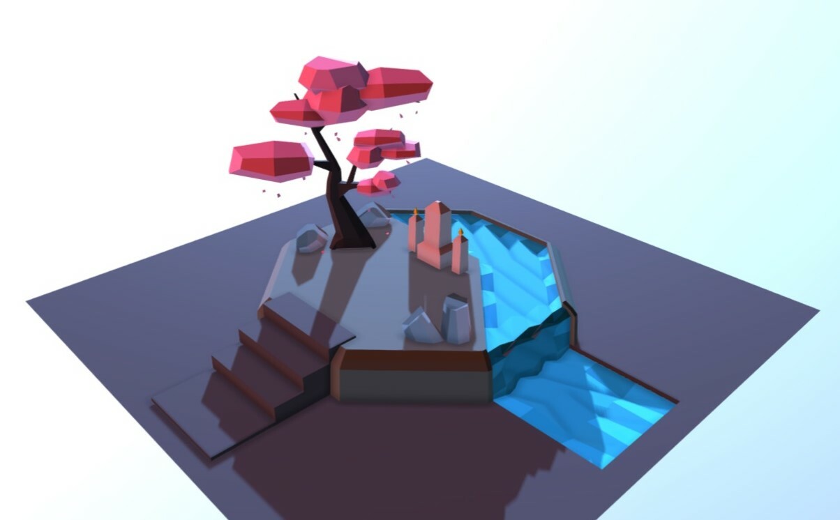ArtStation - Low Poly Scene