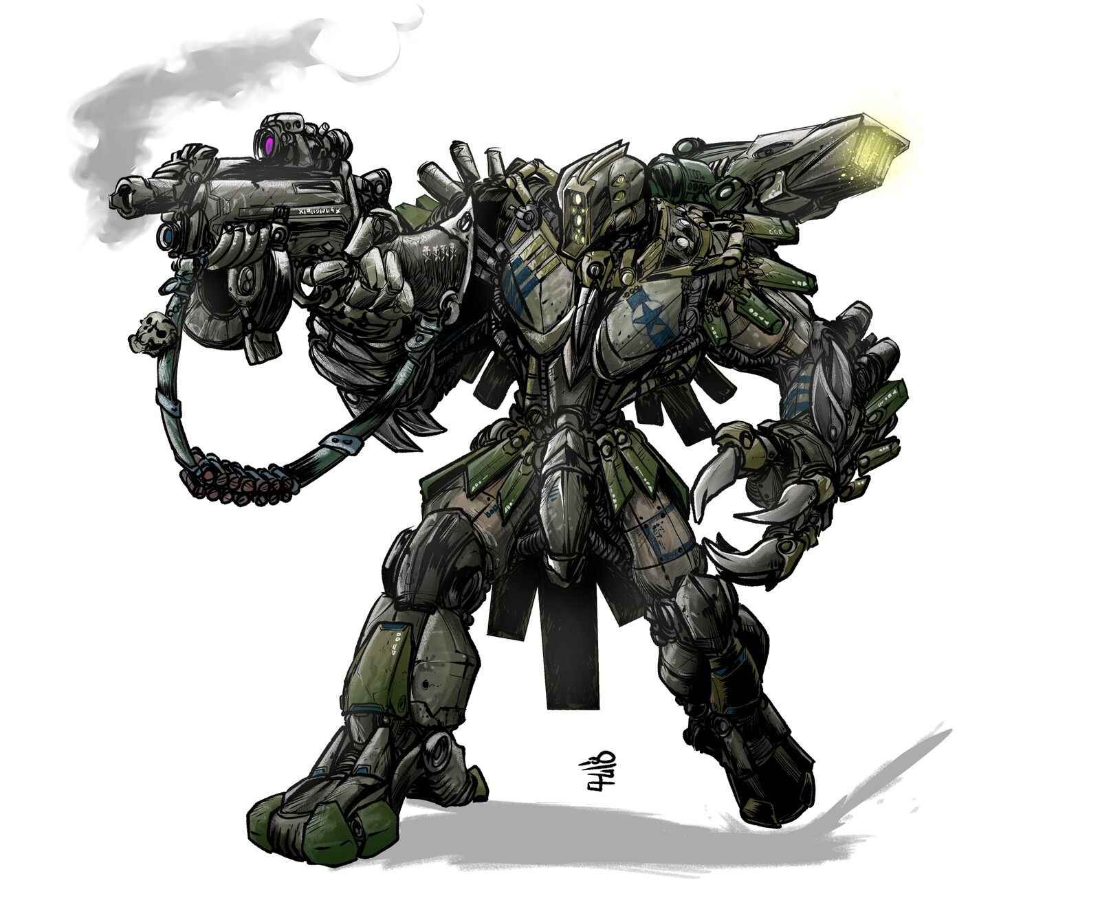 Paul Way - Giant Mecha & Monsters