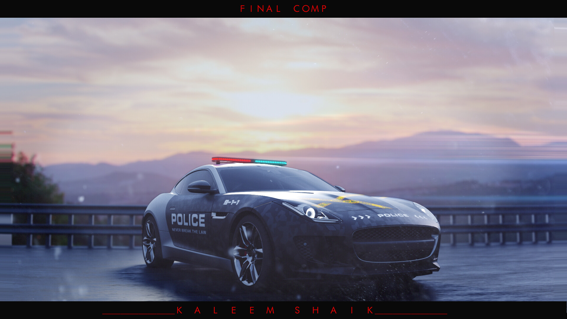 ArtStation - FAN MADE JAGUAR POLICE CAR