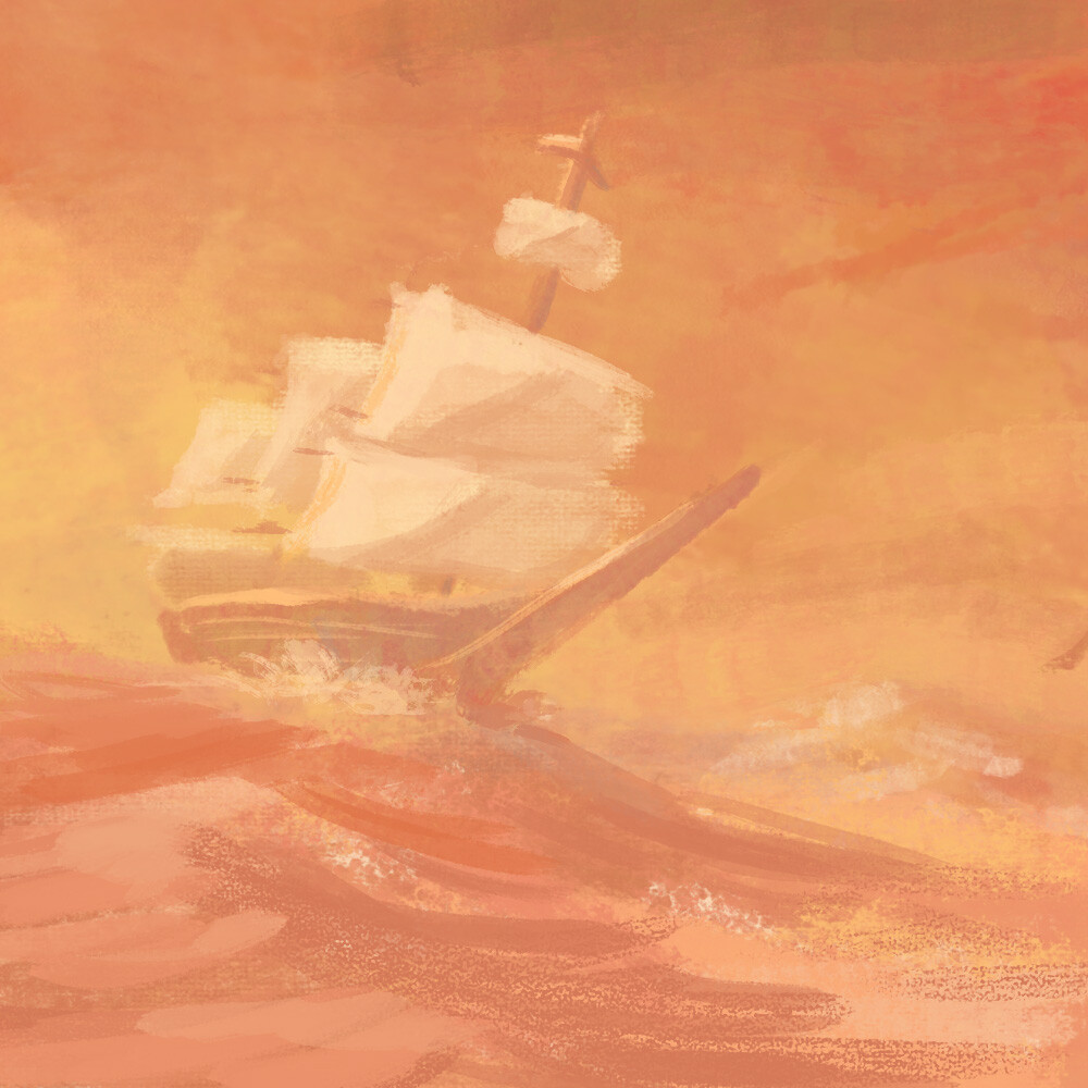 ArtStation - Rough waters