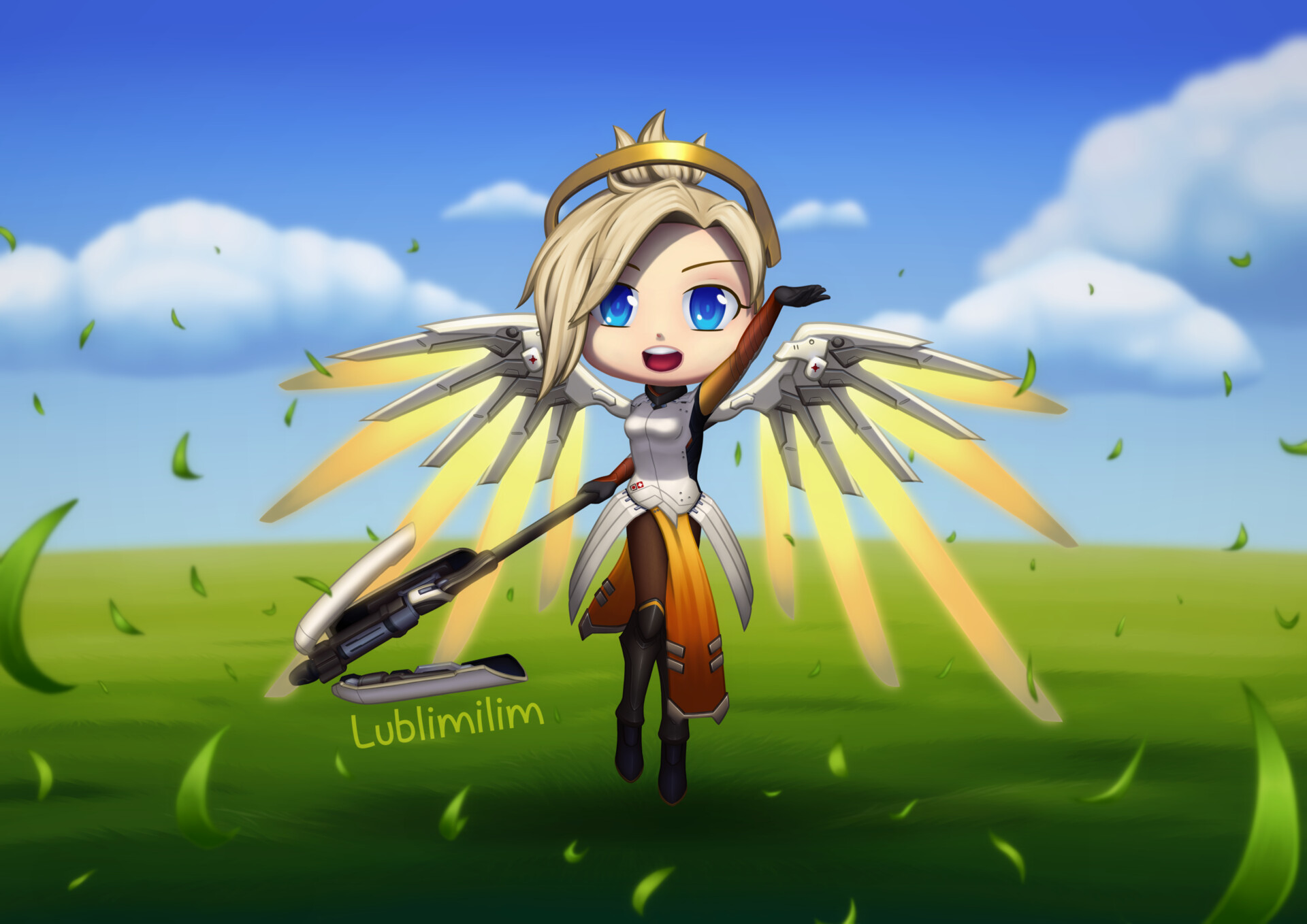 ArtStation - Chibi Mercy (Day ver.)