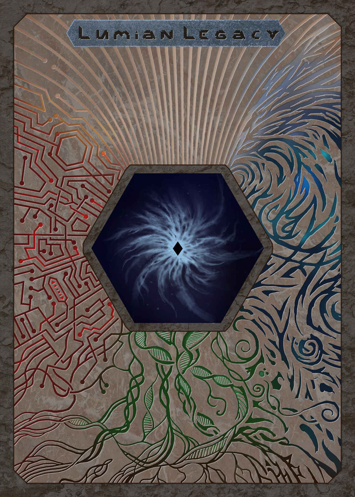 ArtStation - Cardback Design for Lumian Legacy LCG