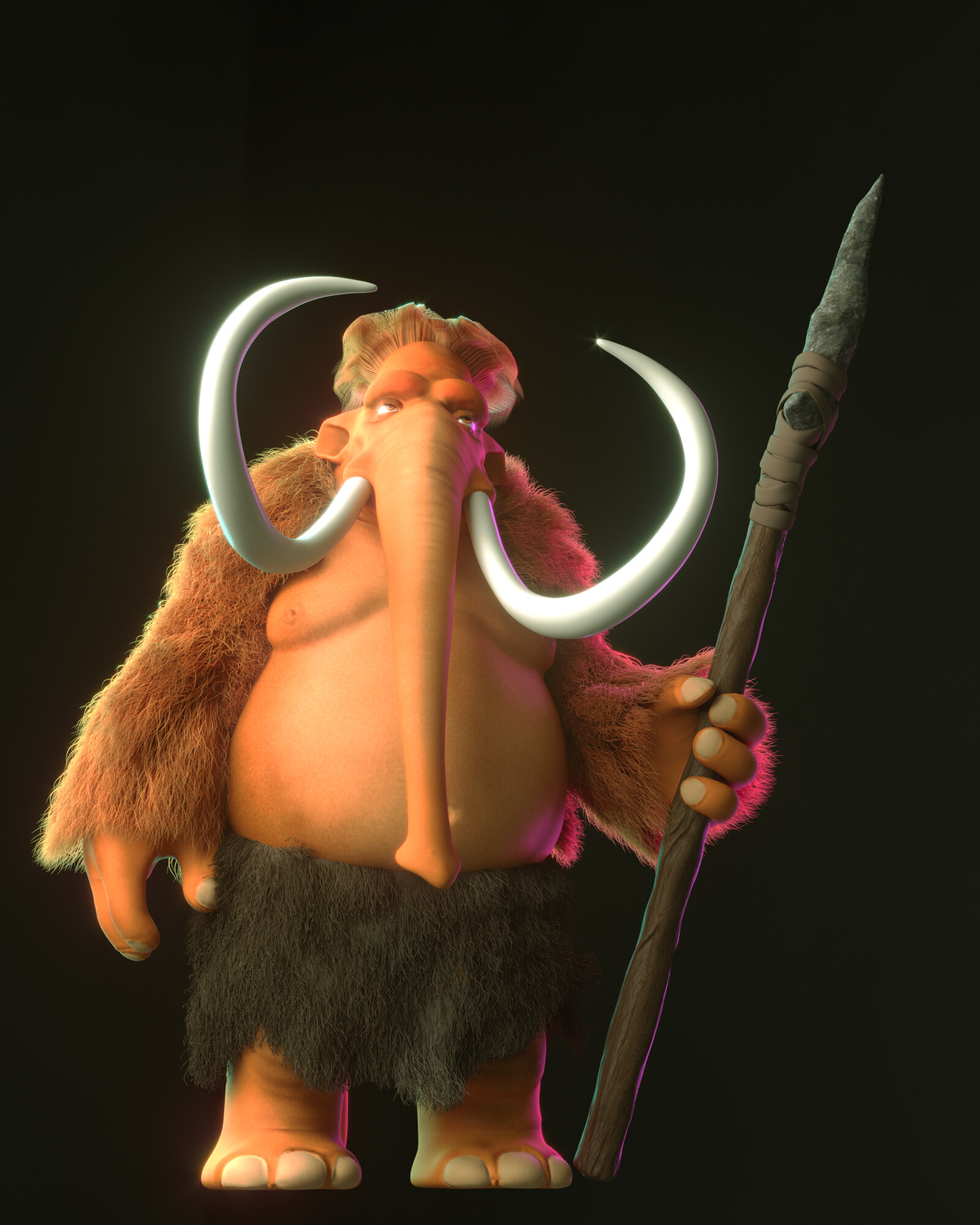 ArtStation - Wooly Mammoth wip