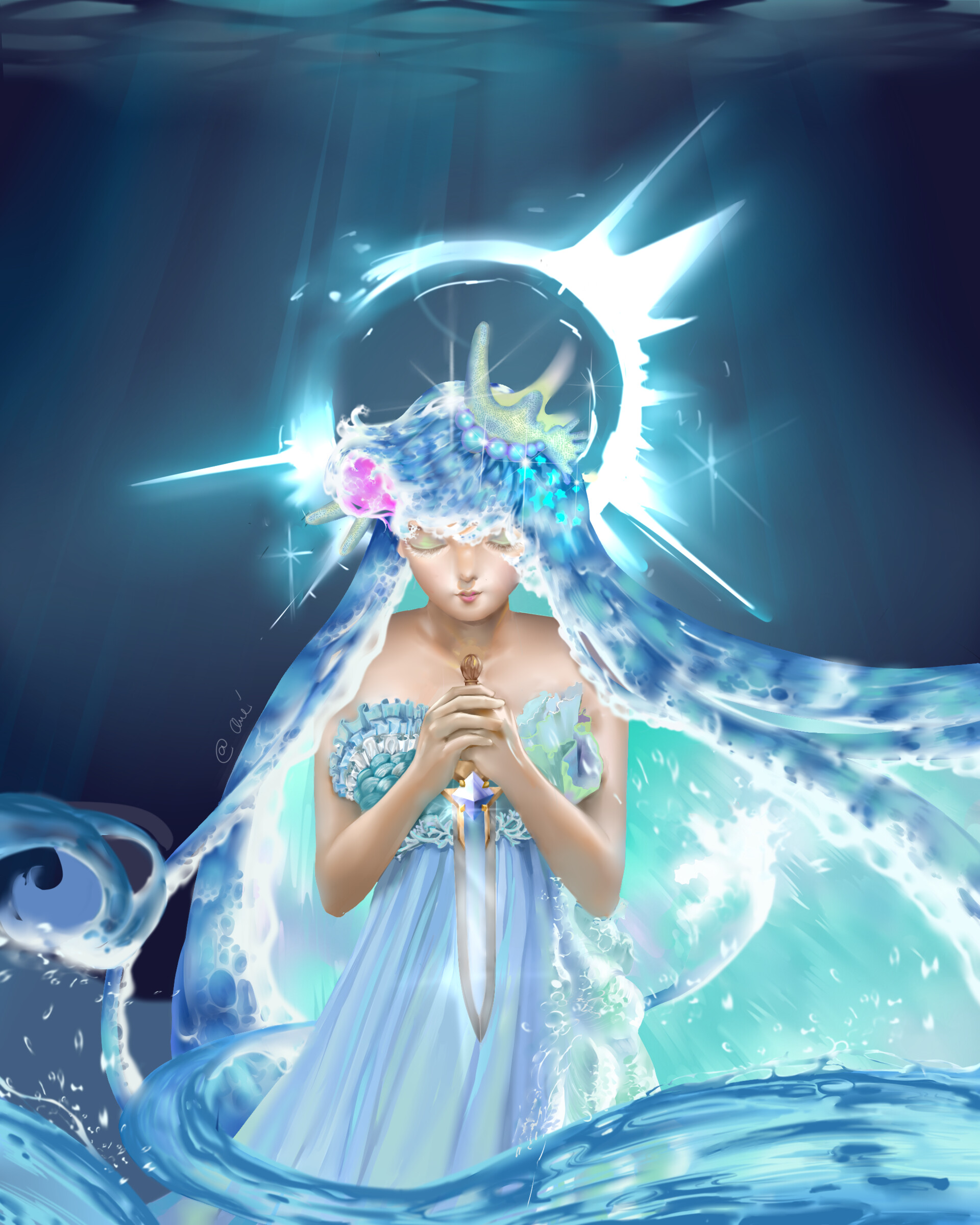 ArtStation - Sea fairy
