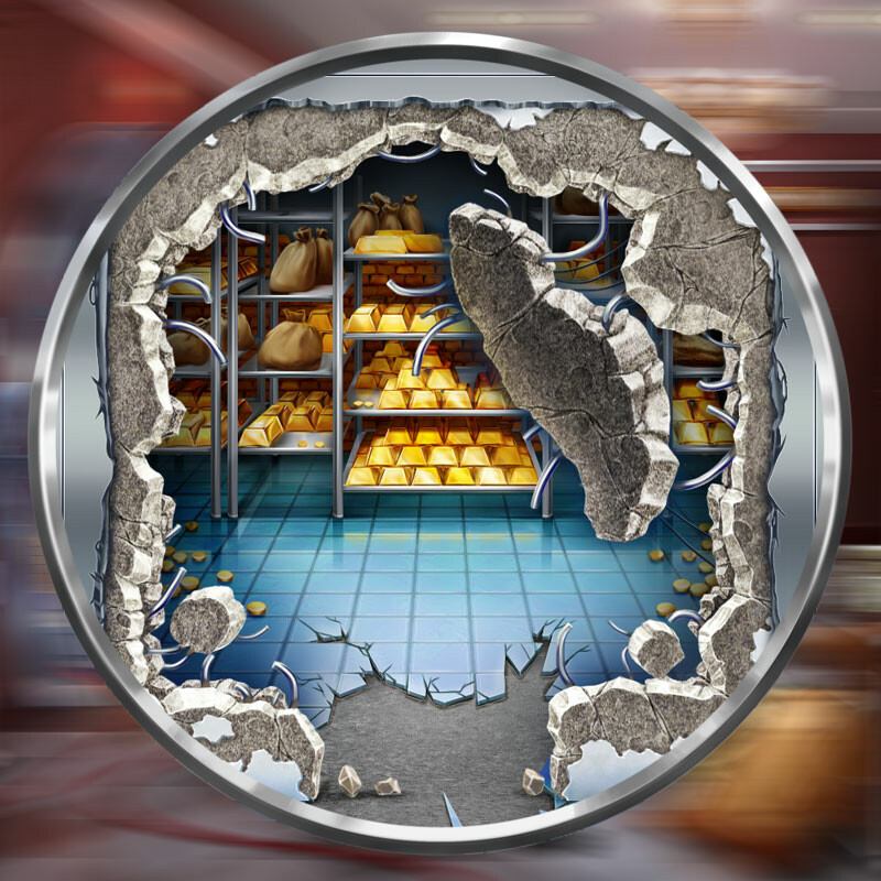 ArtStation - A bank vault as a slot symbol