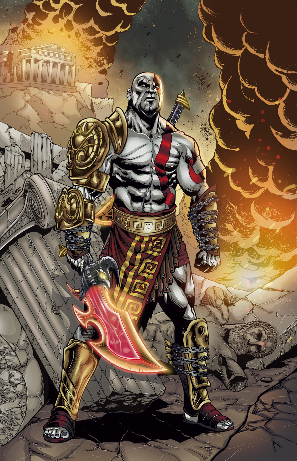 ArtStation - kratos Colors