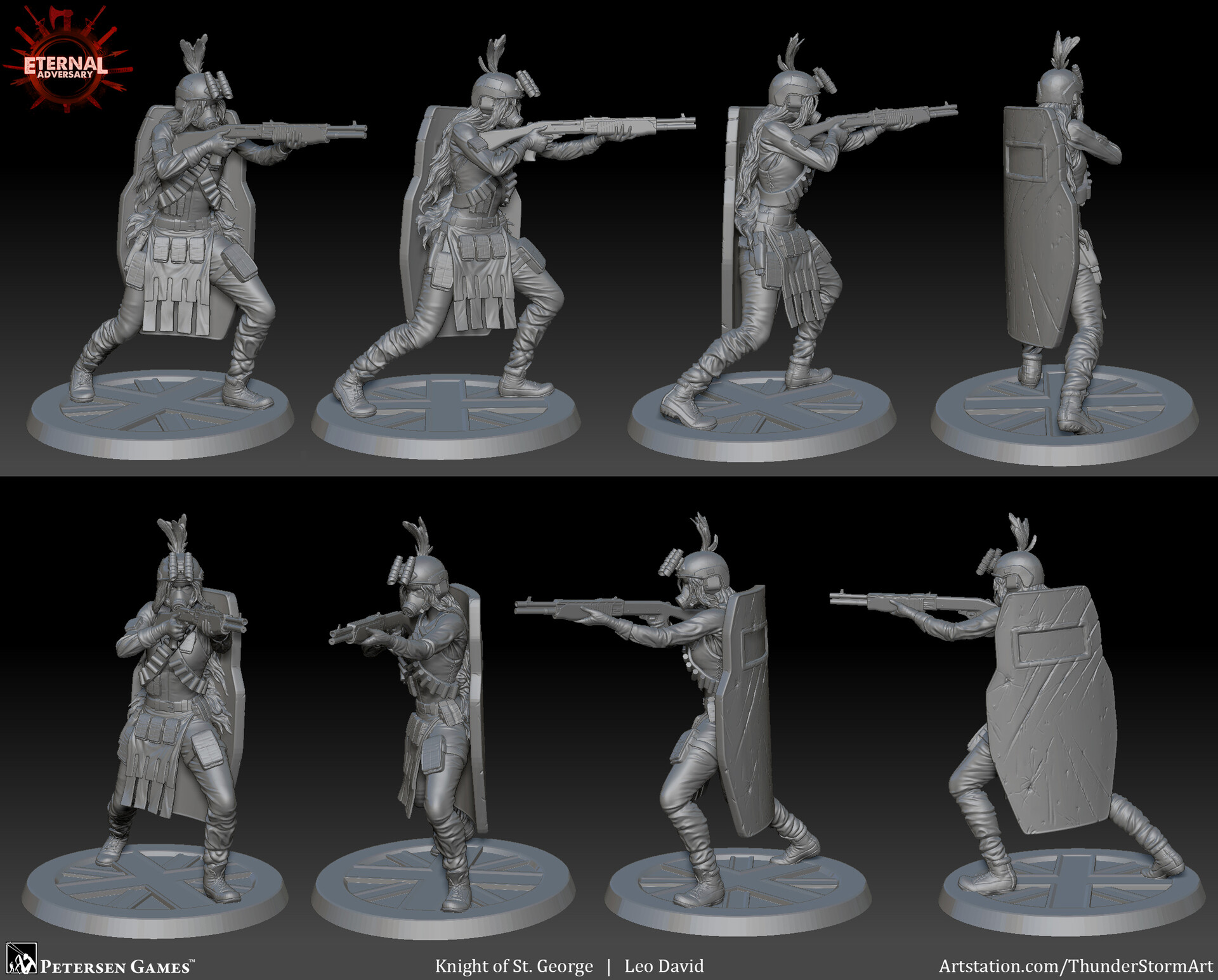 ArtStation - Eternal Adversary: Knight of St. George