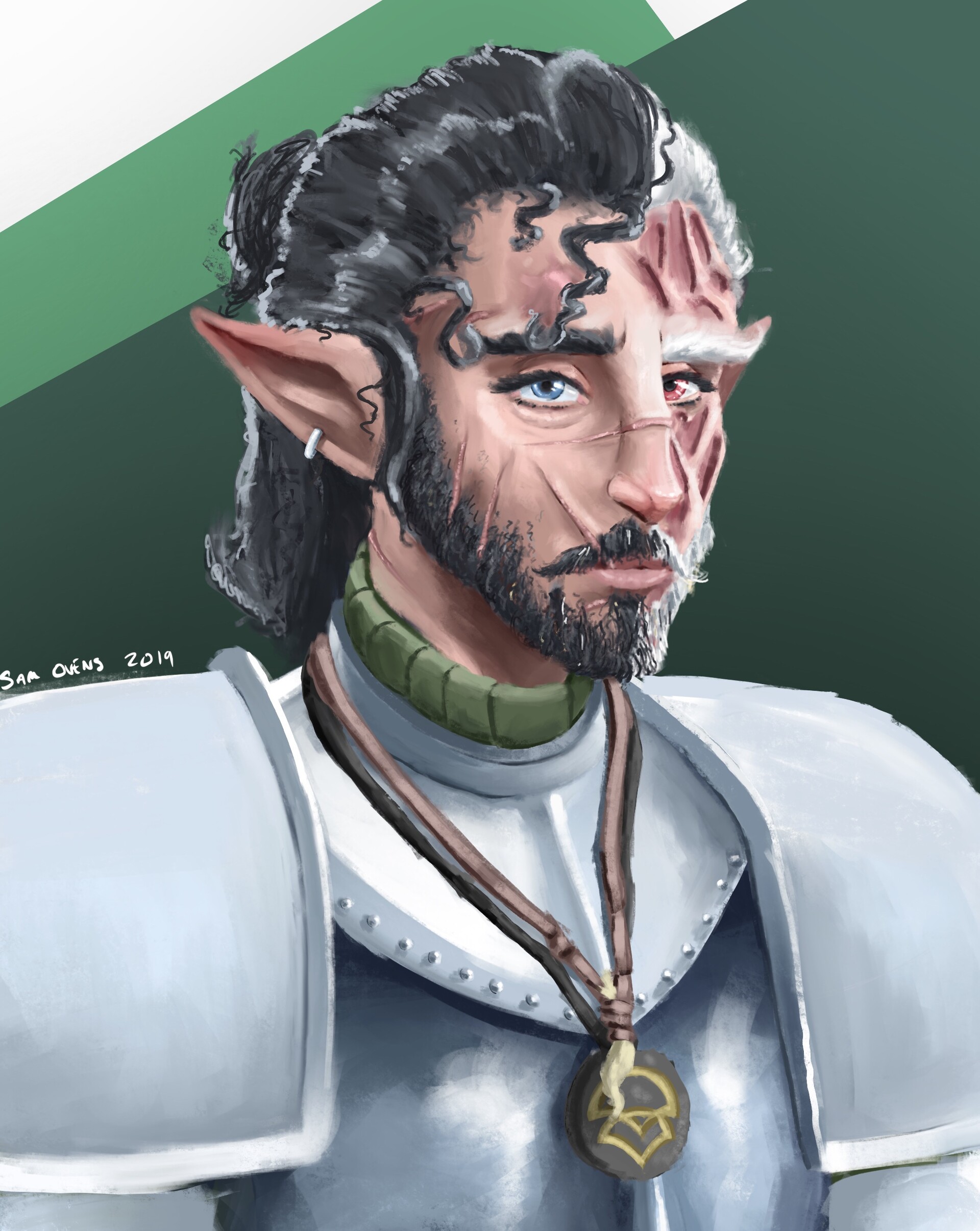 ArtStation - Sad Paladin