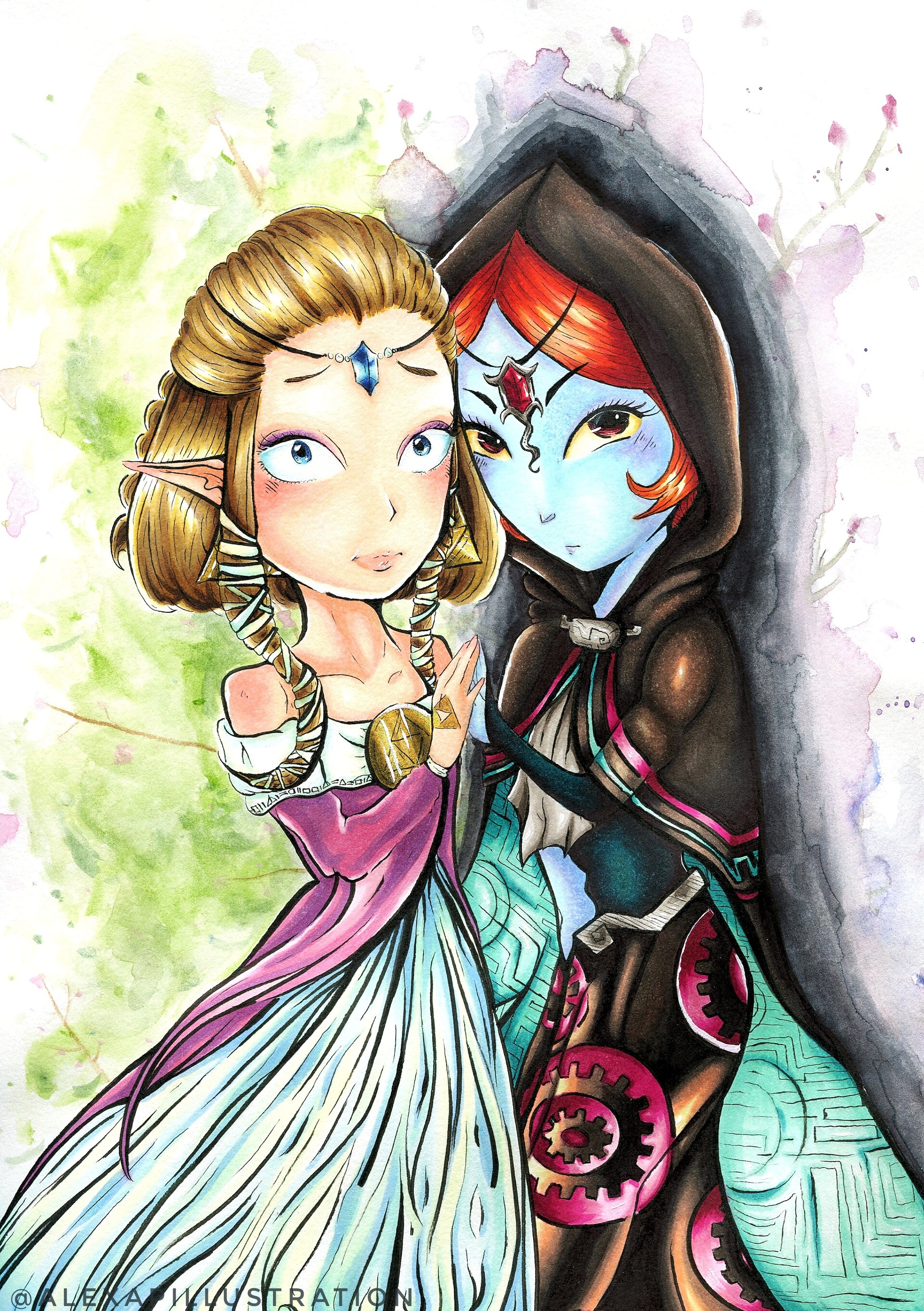 ArtStation - Zelda & Midna