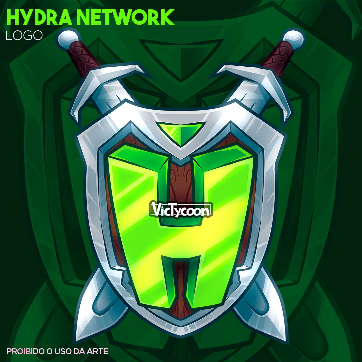 ArtStation - LOGO - Hydra Network (Minecraft Server)