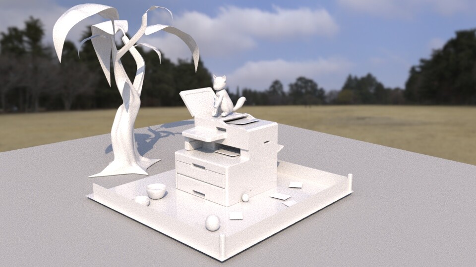 ArtStation - Copycat _ In progress