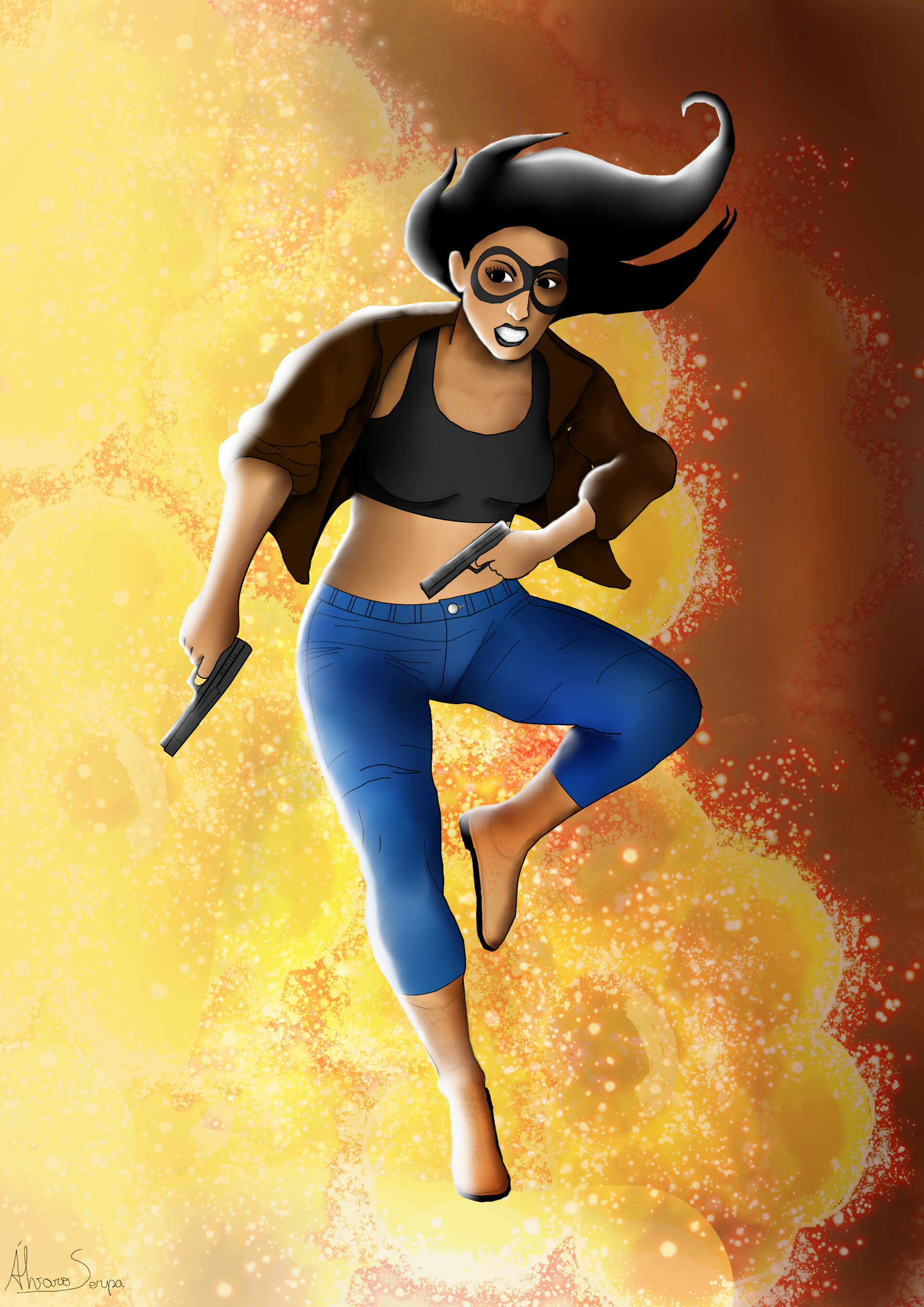 ArtStation - Female character action