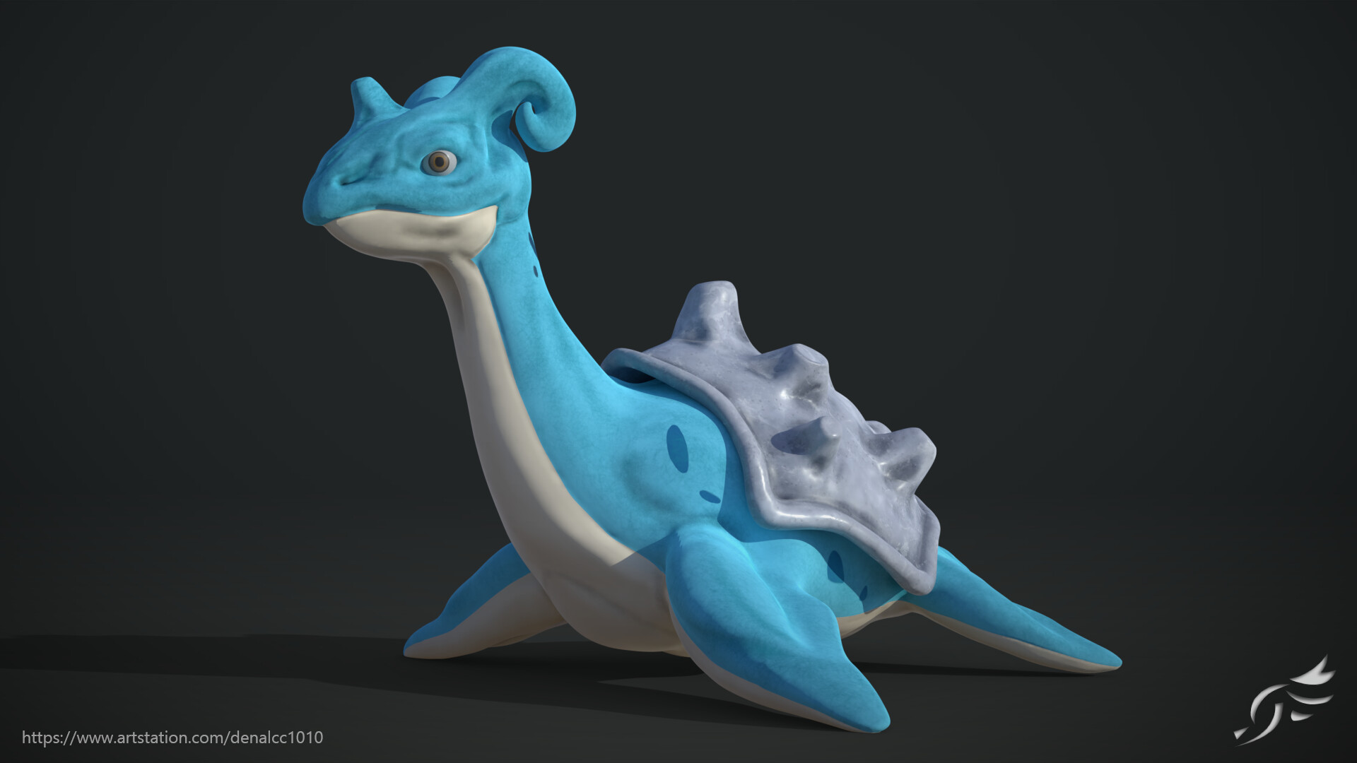 ArtStation - Pokemon - Lapras, Anthony Marturana