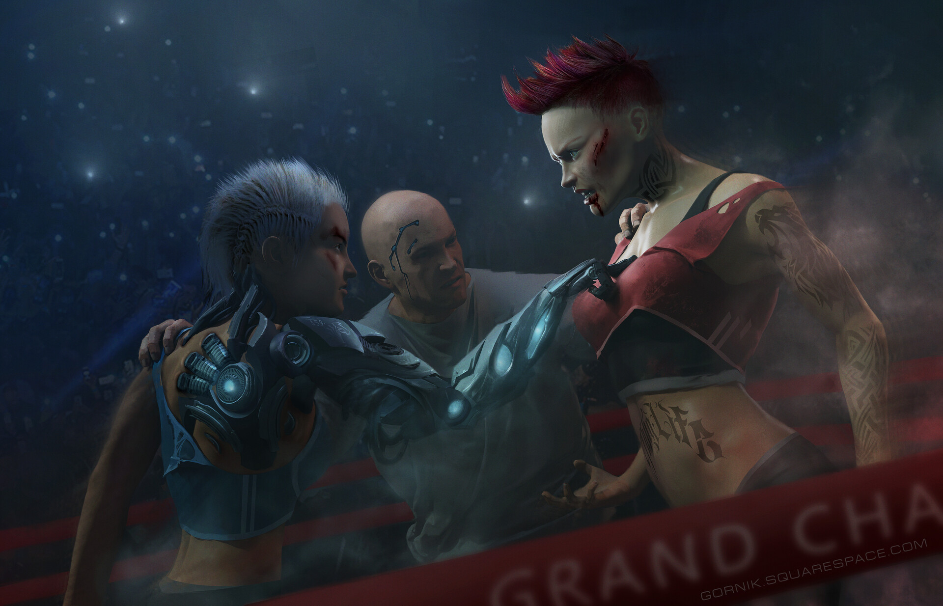 ArtStation - Cyber boxing