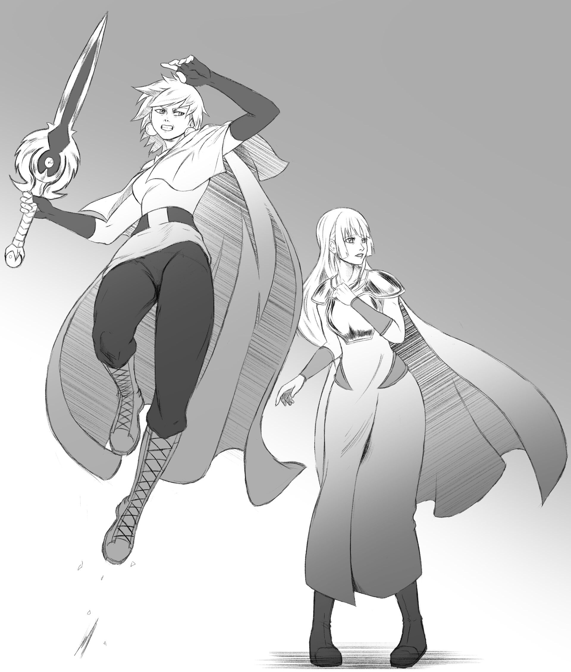 ArtStation - Game Character - Sketch Commission