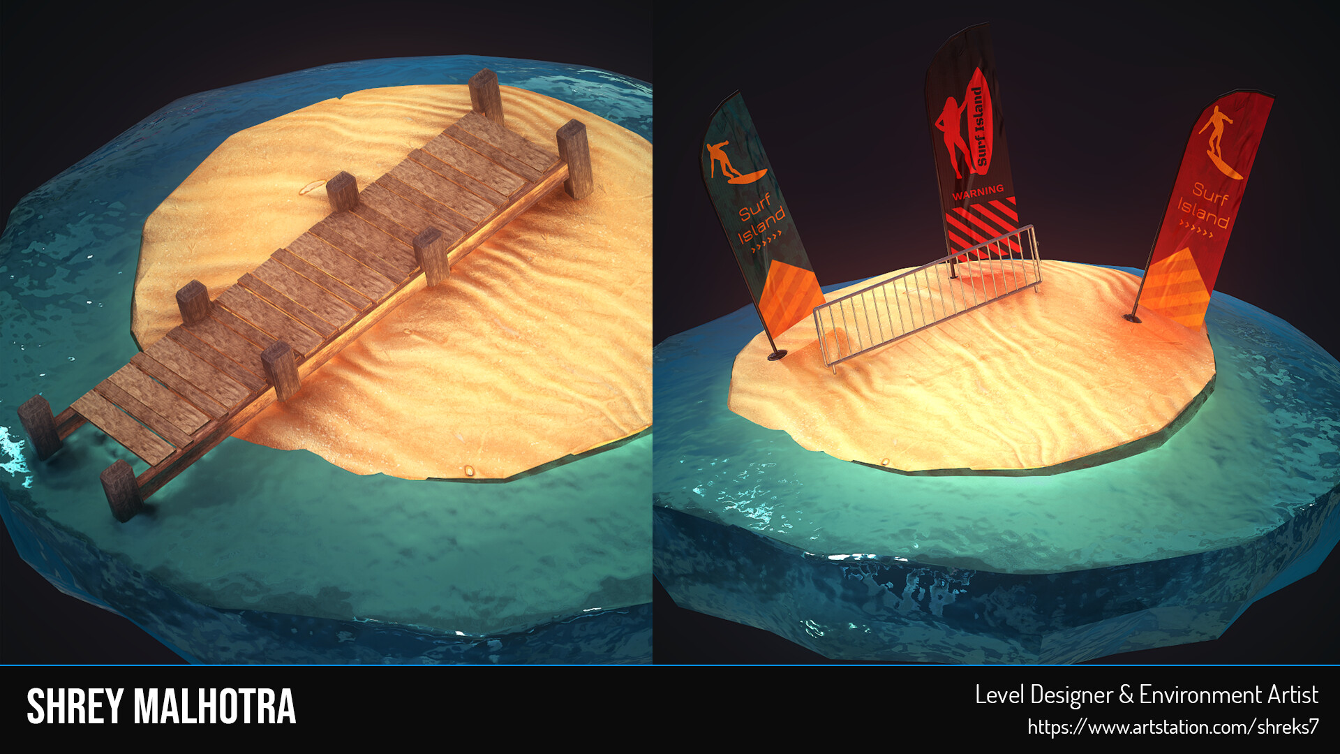 Shrey - [Prop Design] Surf Island - Props