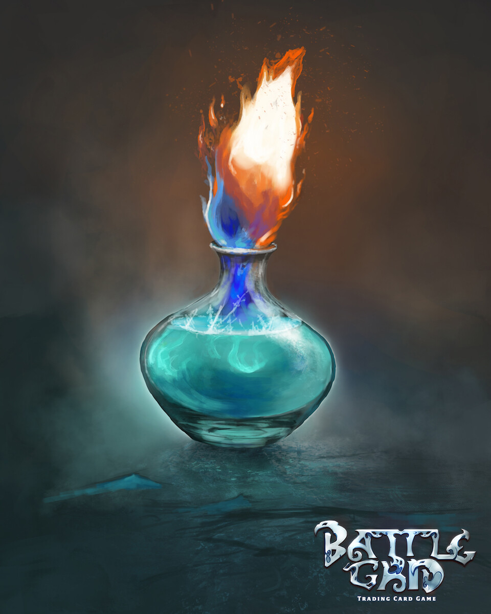 ArtStation - Fire and Ice potion
