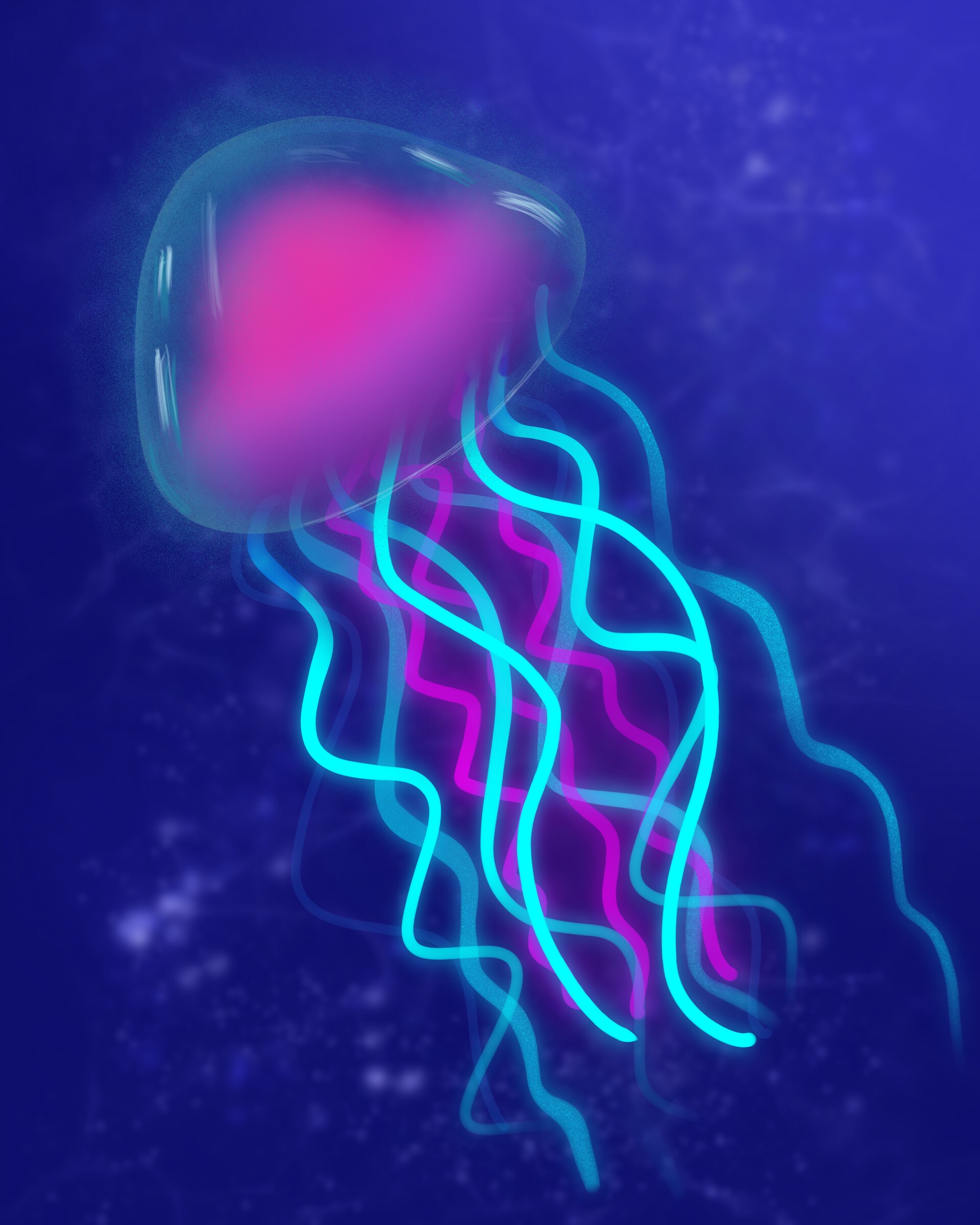 ArtStation - Jelly fish practice