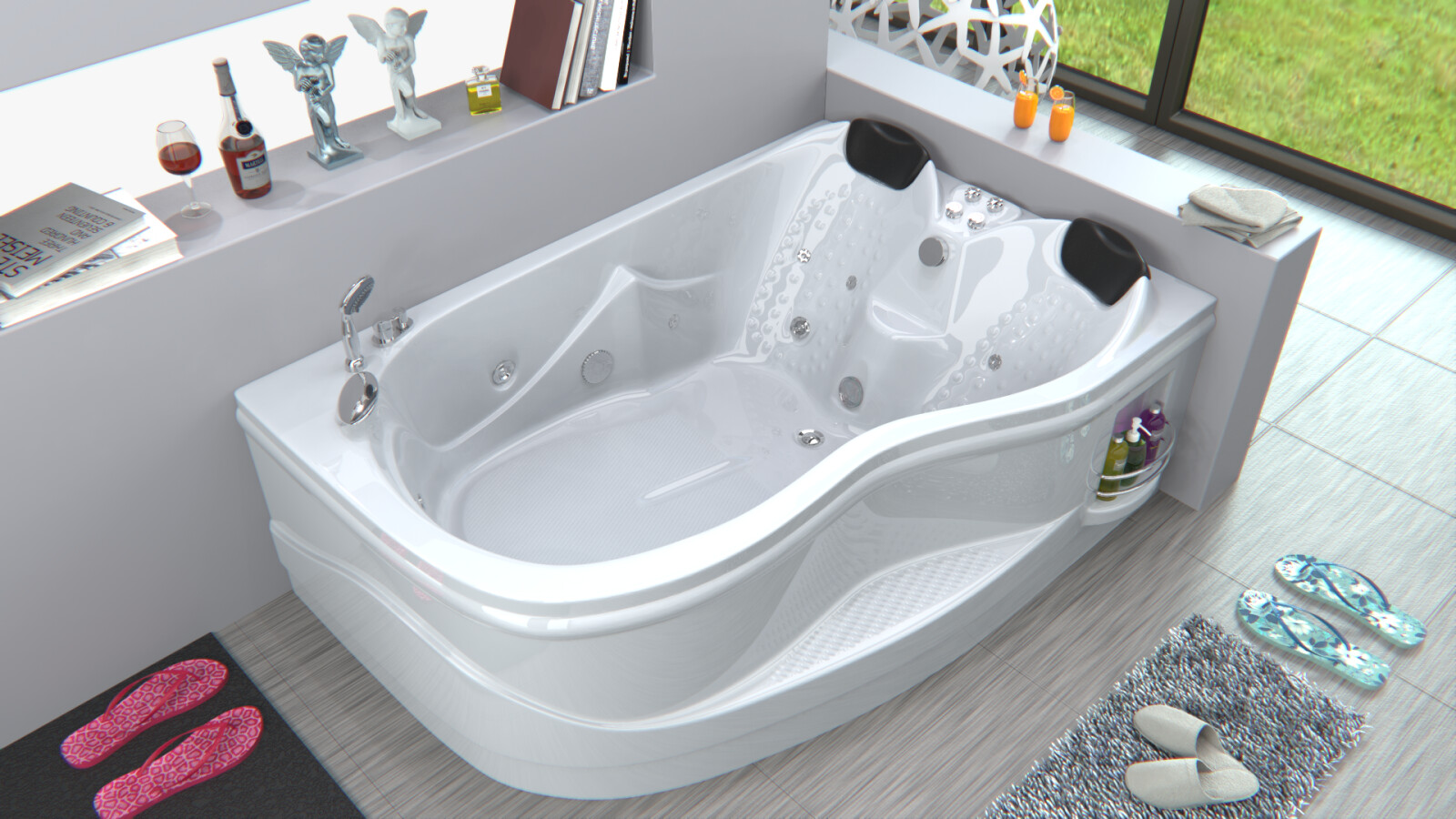 ArtStation - bathroom Jacuzzi style