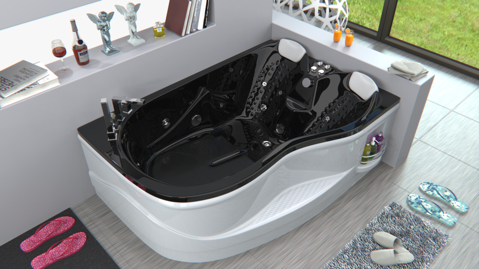 ArtStation - bathroom Jacuzzi style