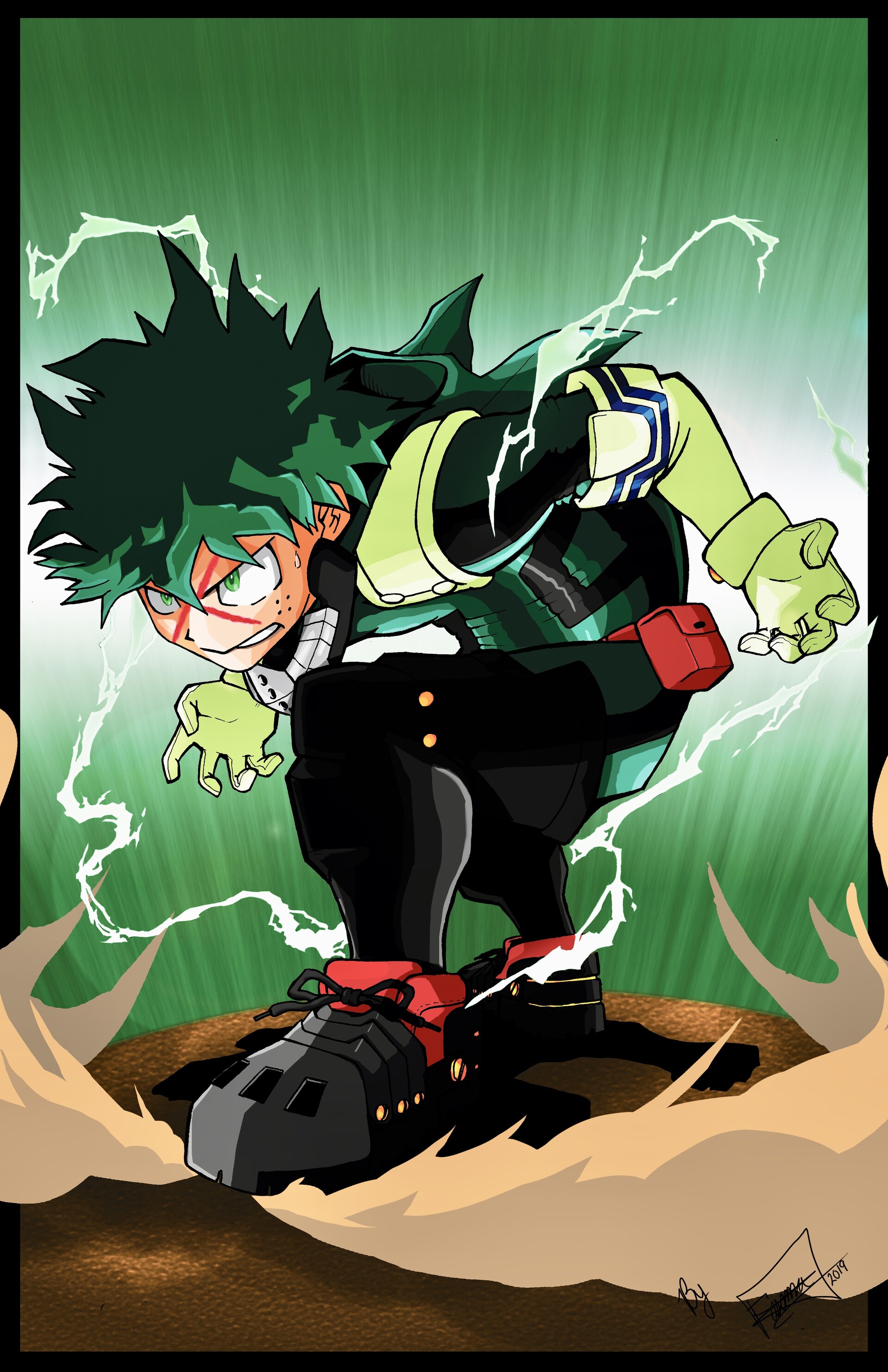 ArtStation - Hero Academia’s Midoriya
