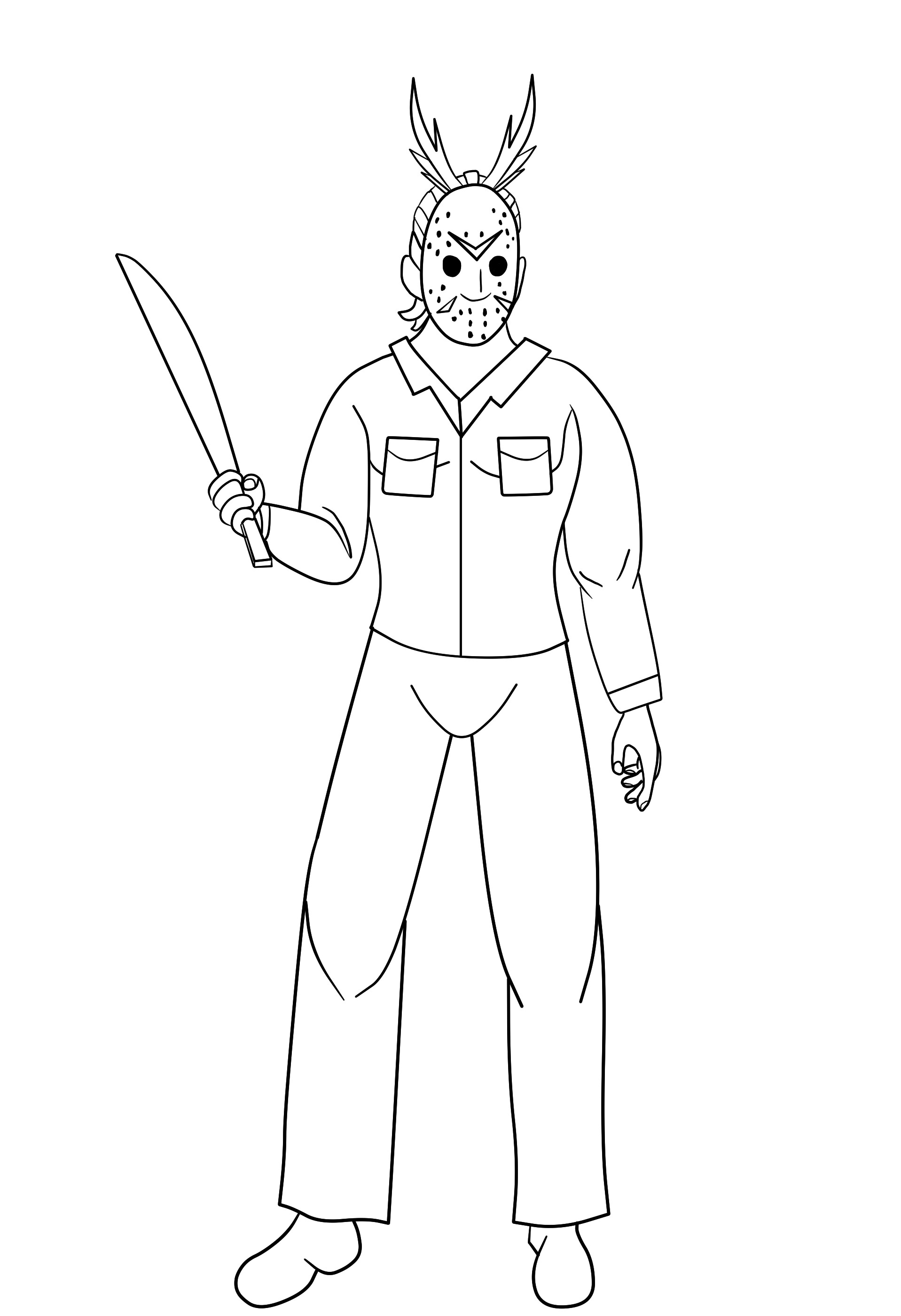 jason coloring pages printable