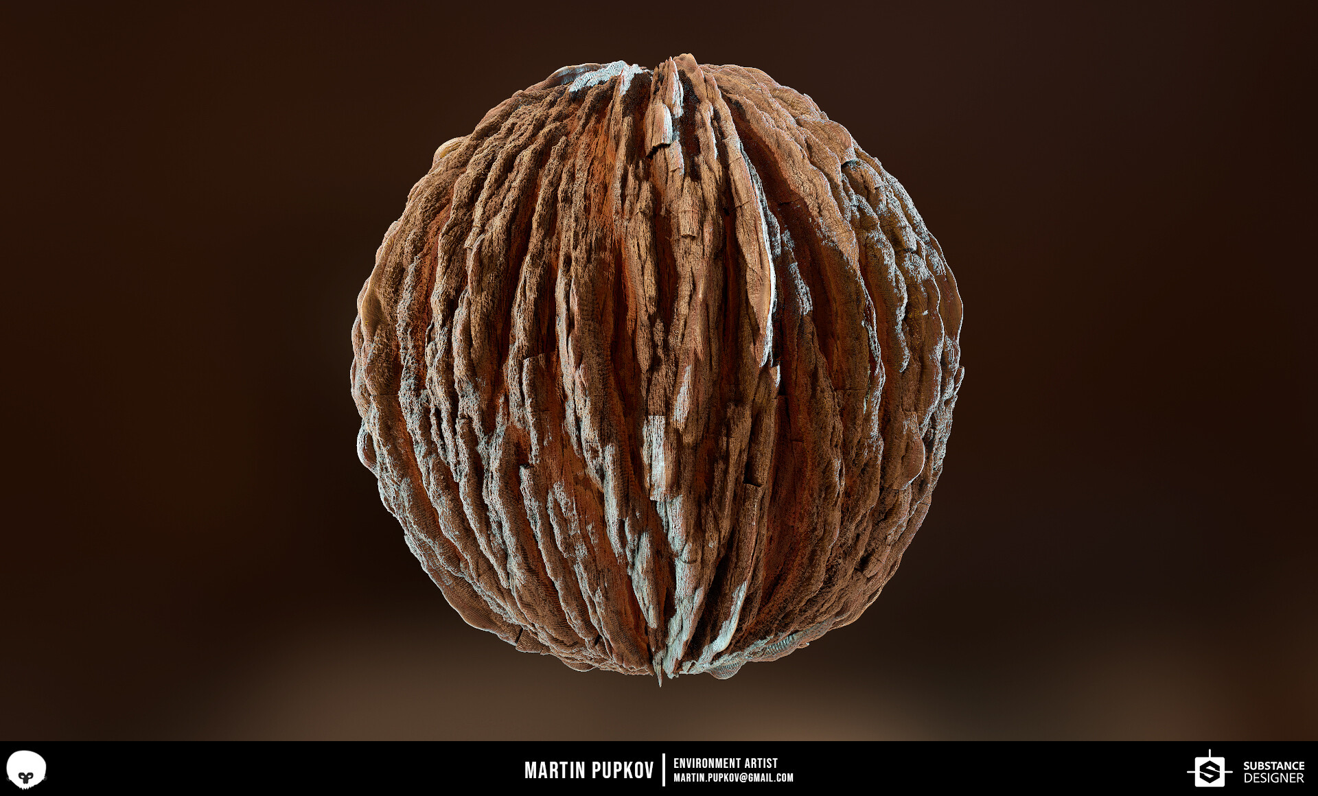 ArtStation - Substance Designer - Red Cedar Tree Bark