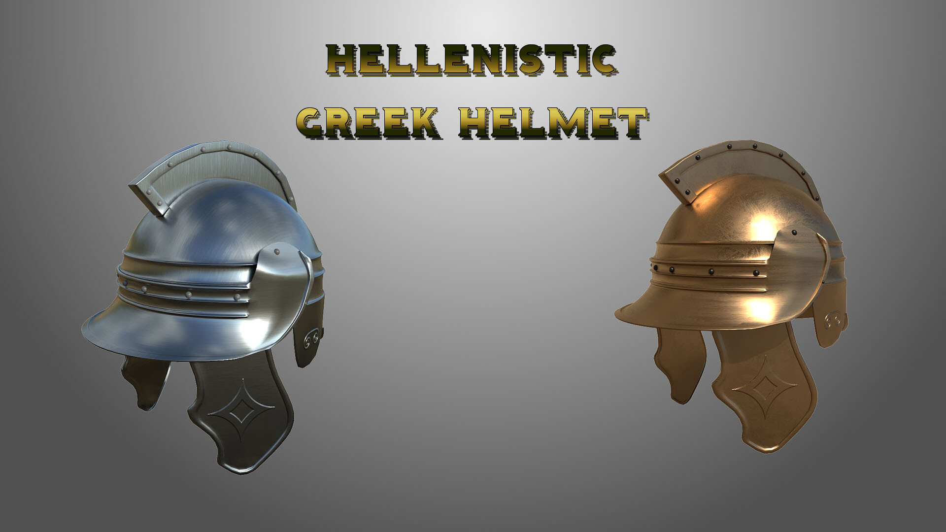 ArtStation - Hellenistic Greek Helmet