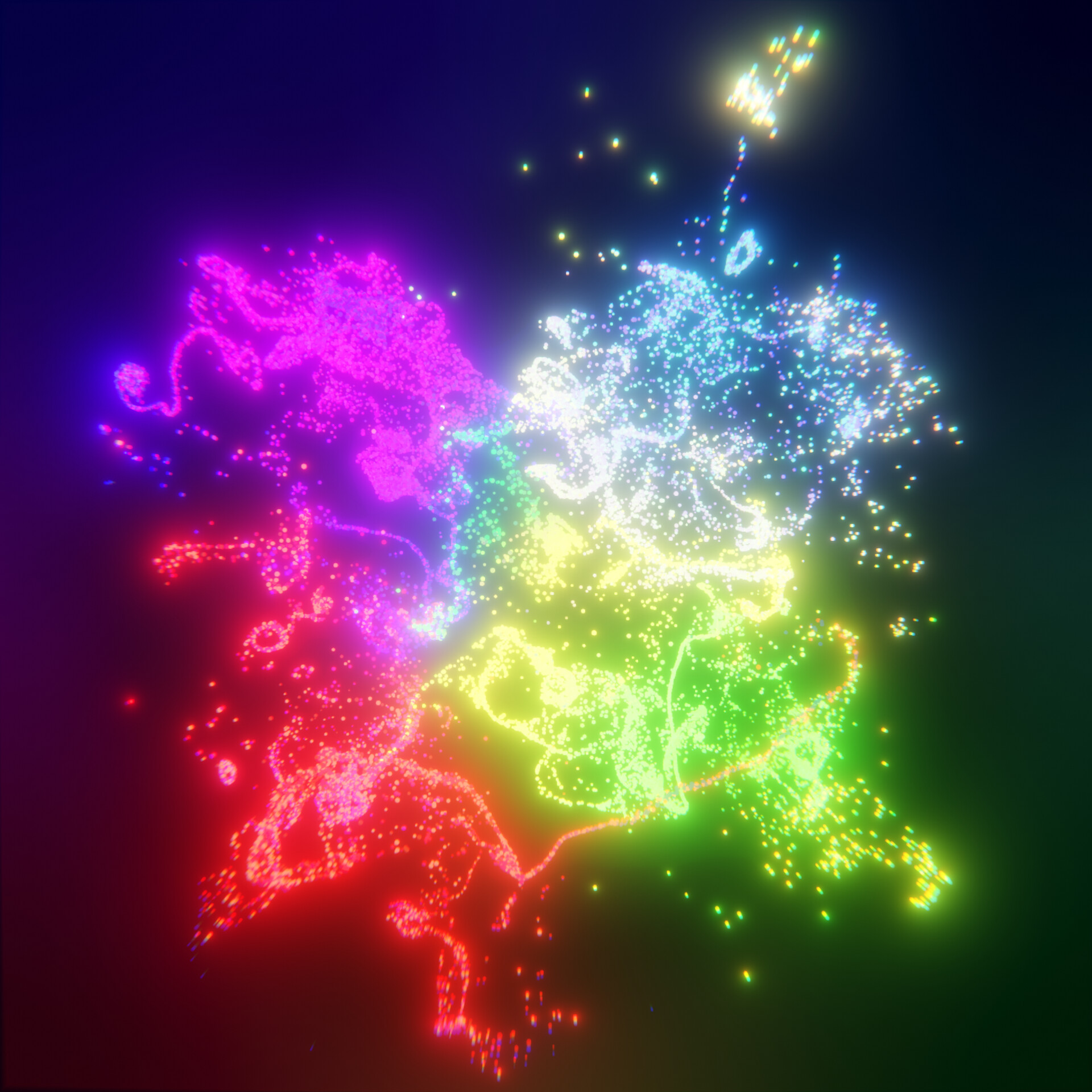 ArtStation - Particles. 3 project at once