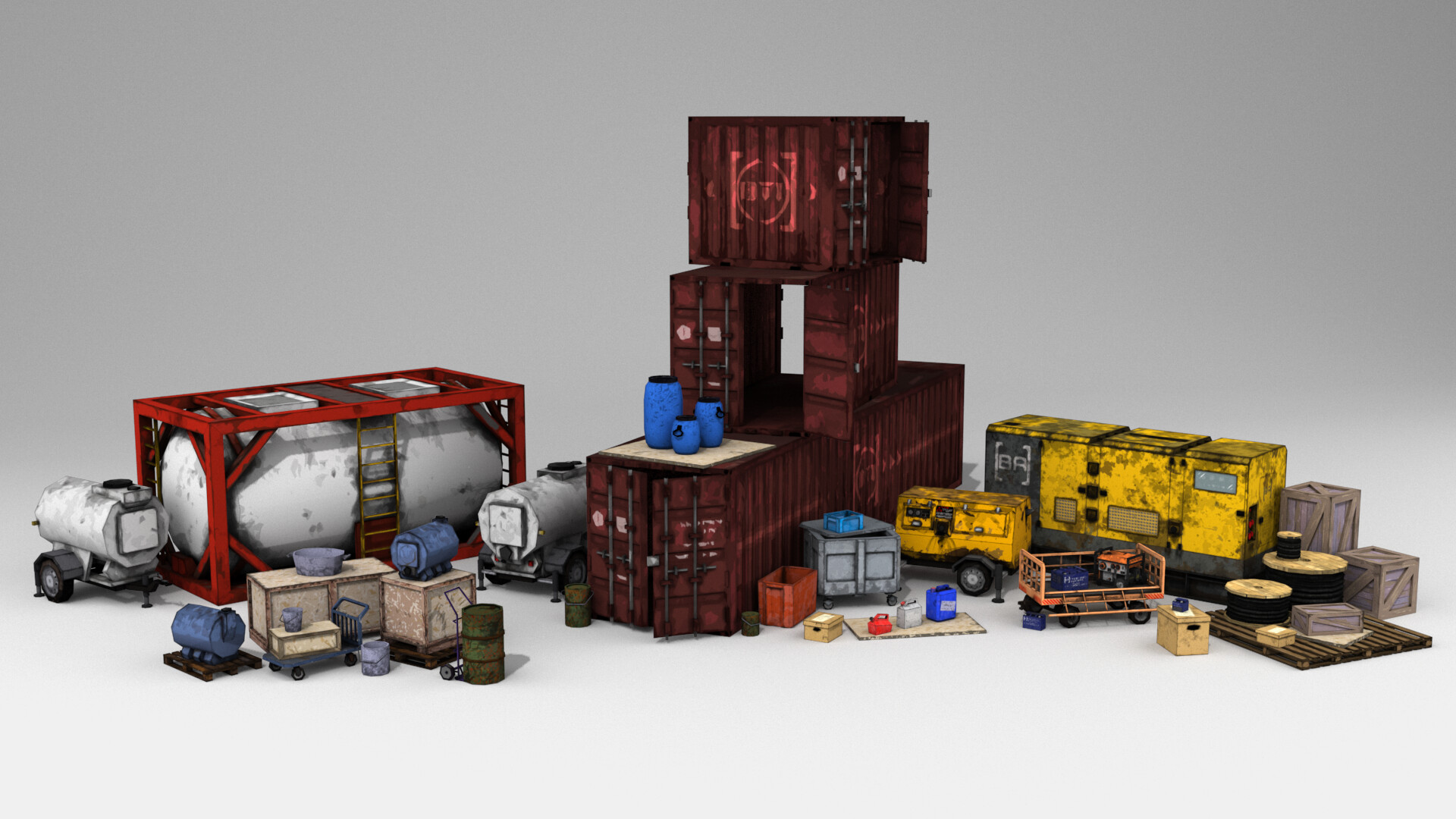 Sergey Shavin - Low poly stylized models (Unity assets)