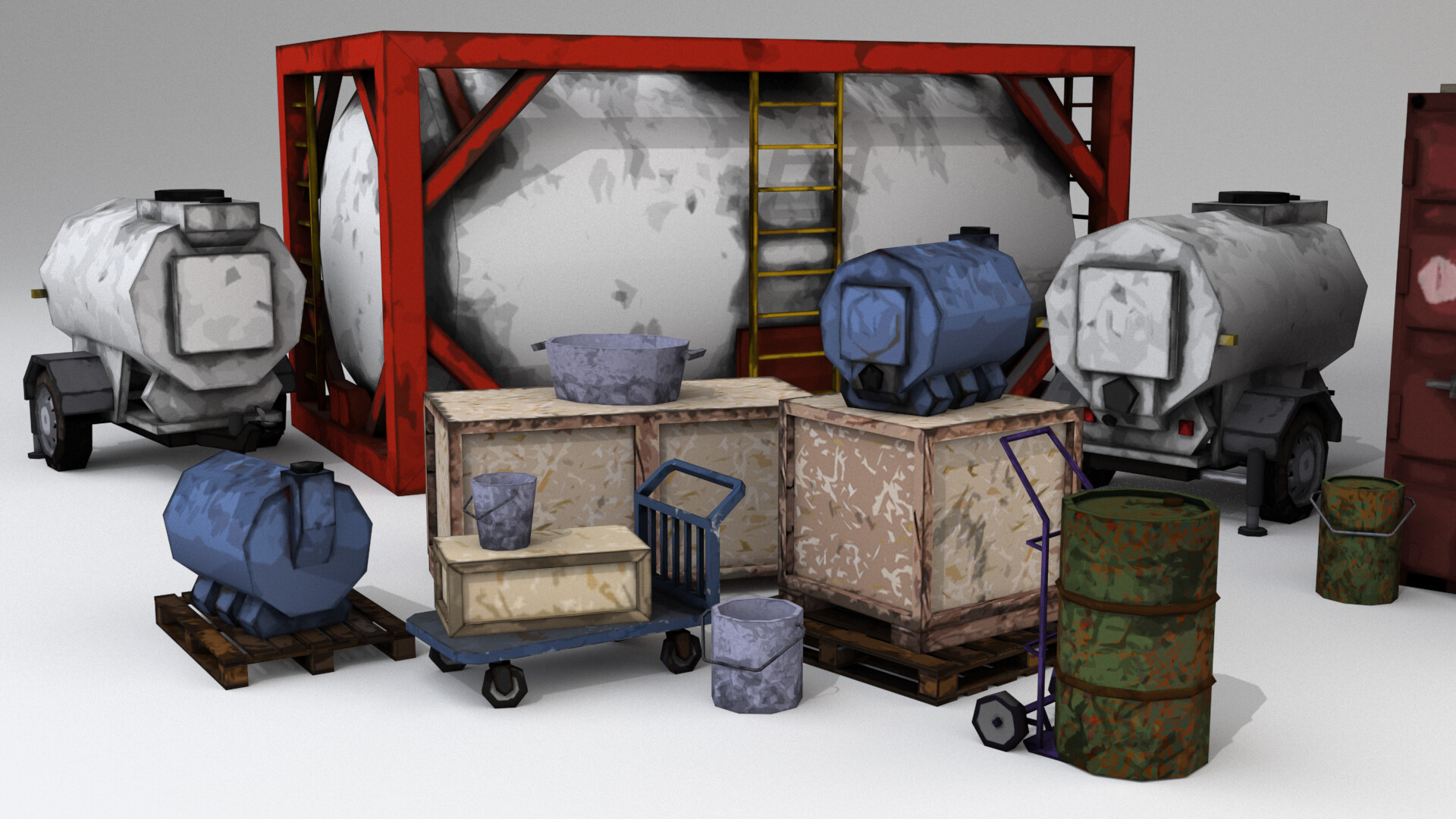 Sergey Shavin - Low poly stylized models (Unity assets)