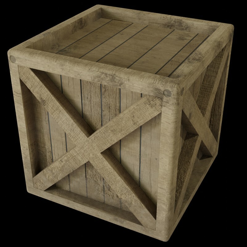 ArtStation - Wooden Crate