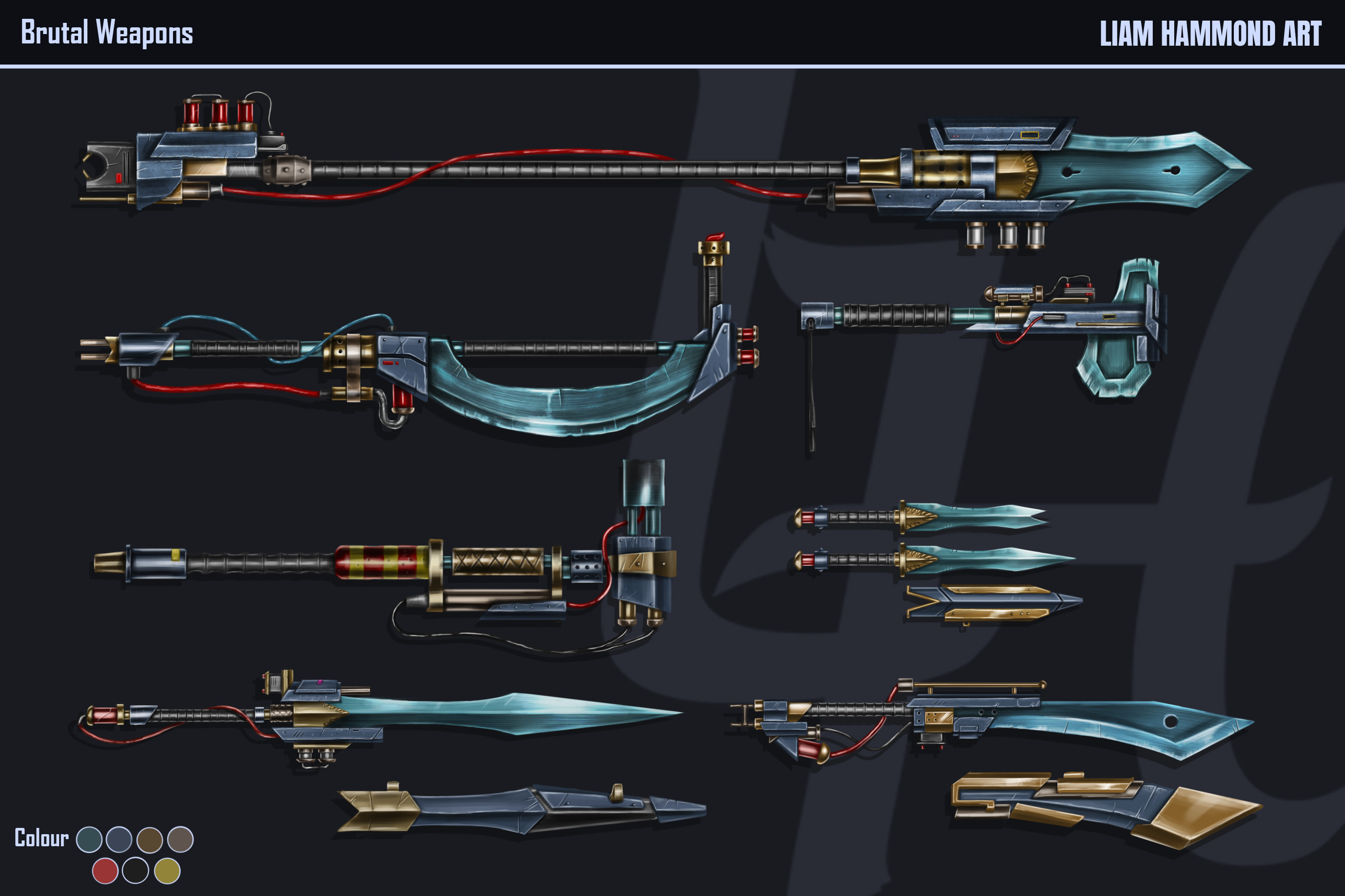 Liam Hammond - Sci-Fi Brutal weopons