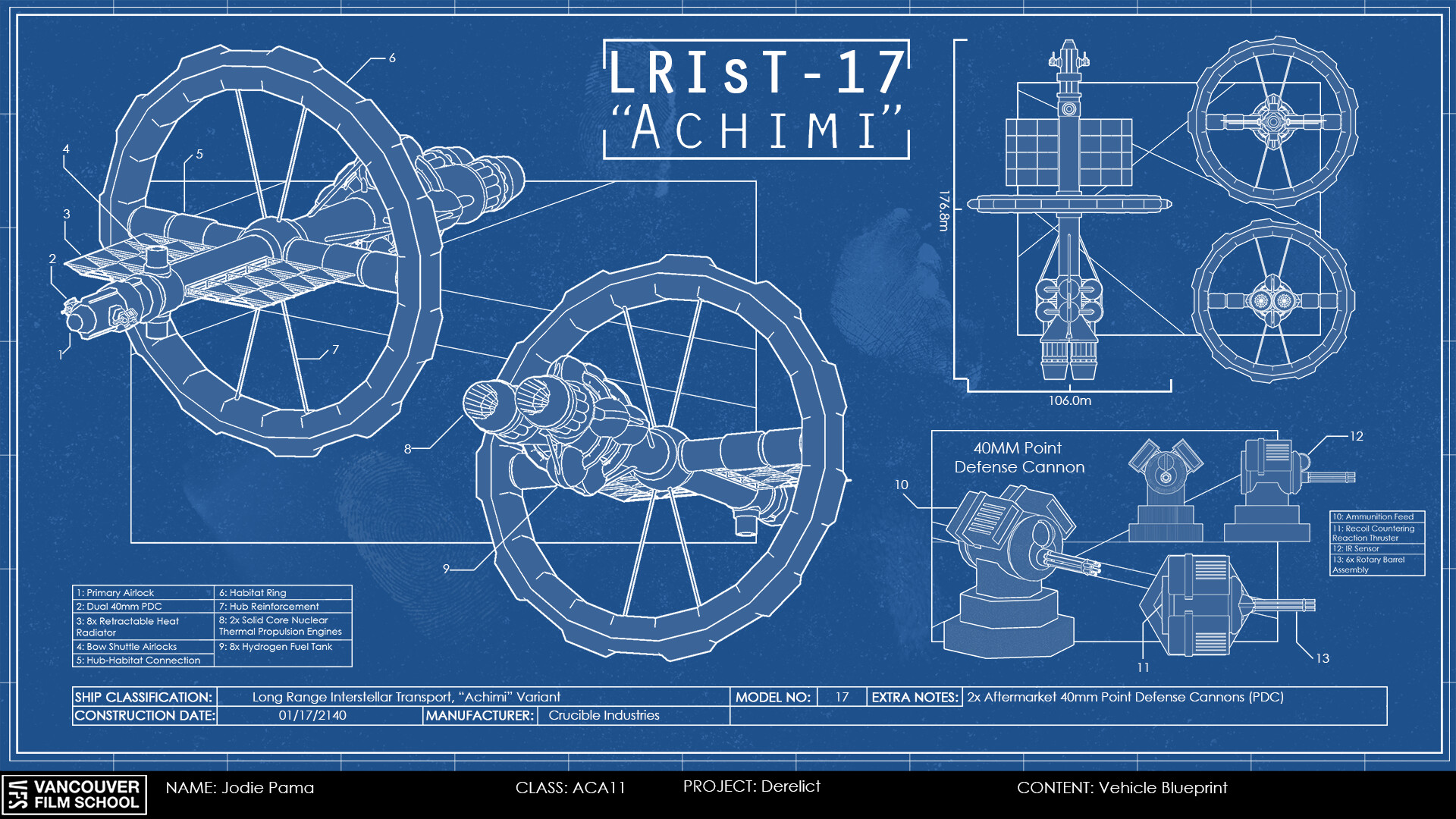 Alien Spaceship Blueprints