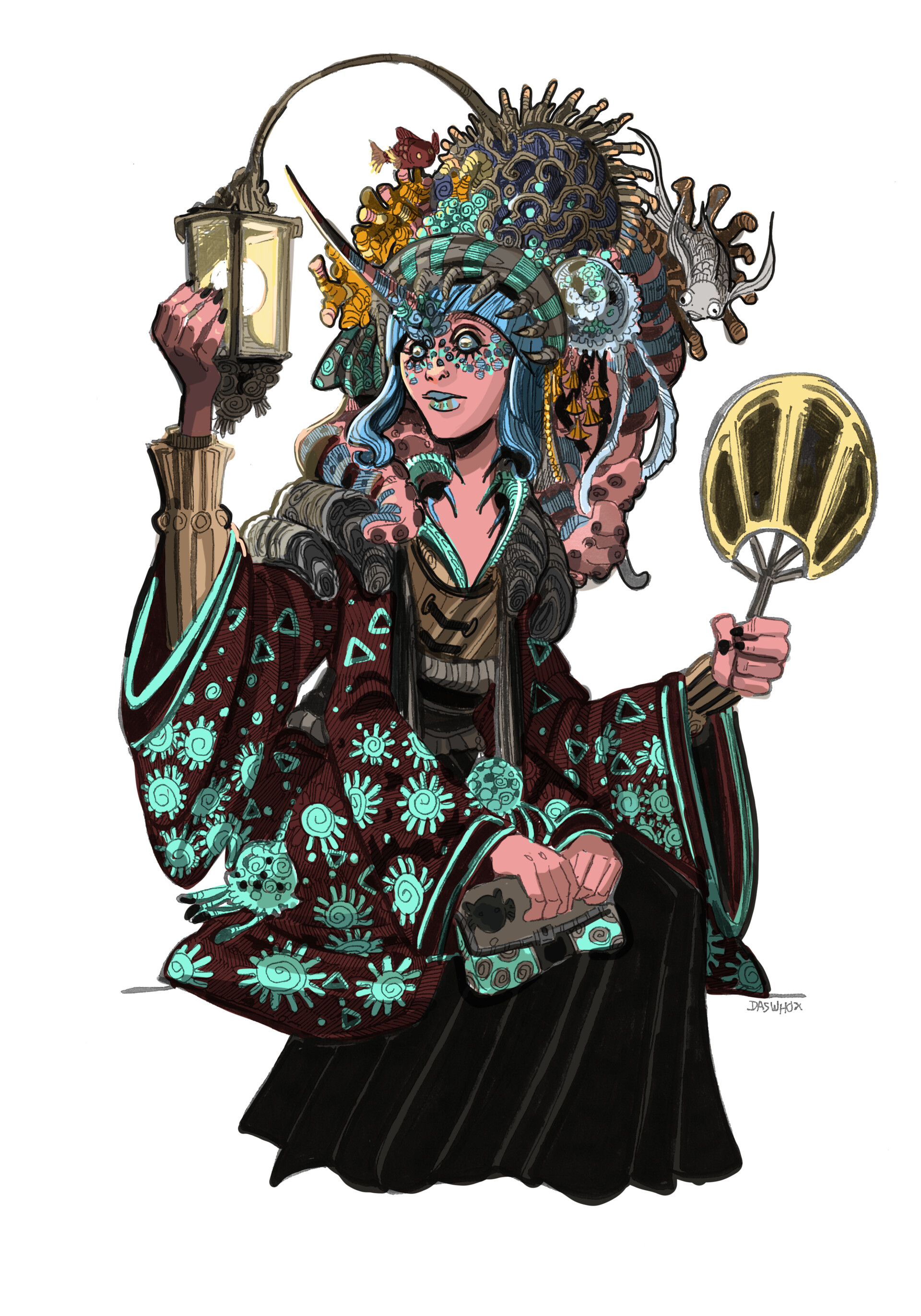 ArtStation - octopus lady