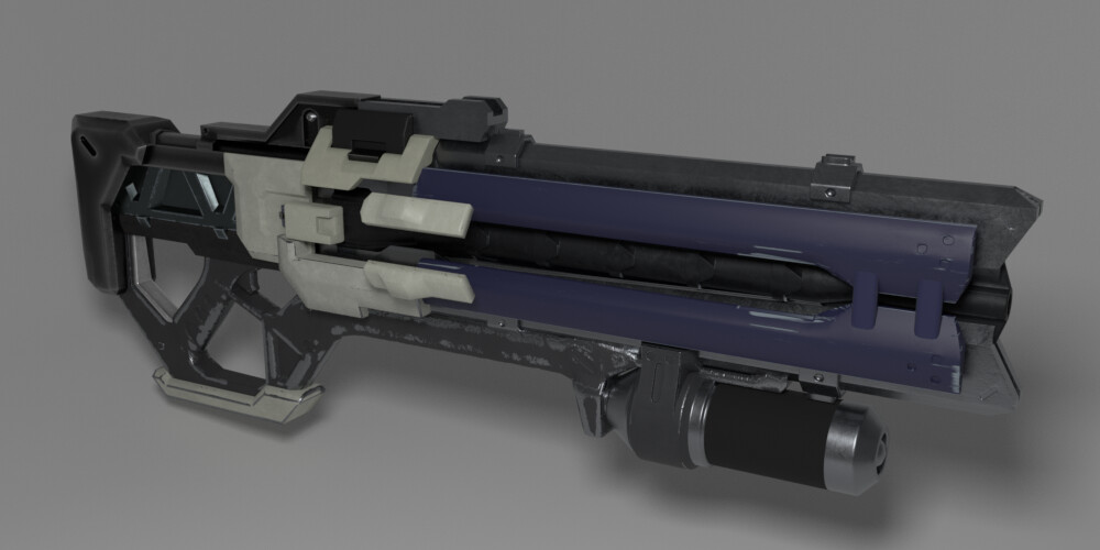 ArtStation - Soldier 76 gun Overwatch 3D model