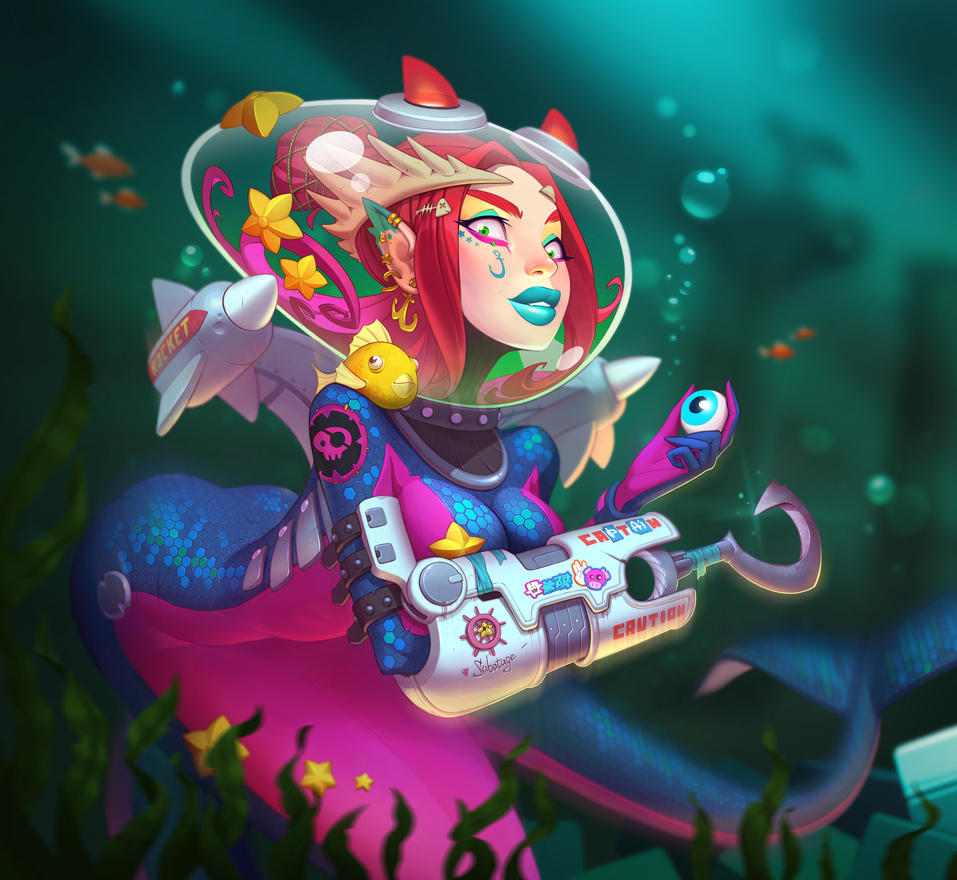 ArtStation - mermaid_pirate