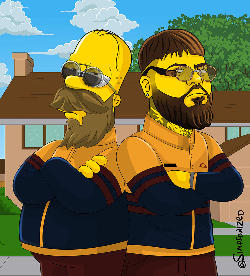 Simpsonized Art - Farruko