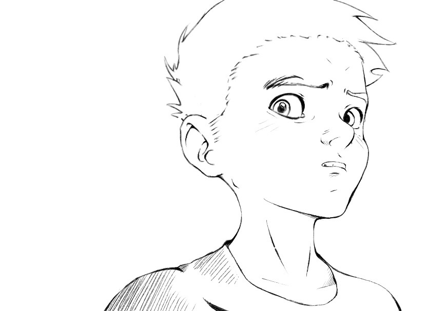 Gibran Jalil - Webcomic 3D-2D test.