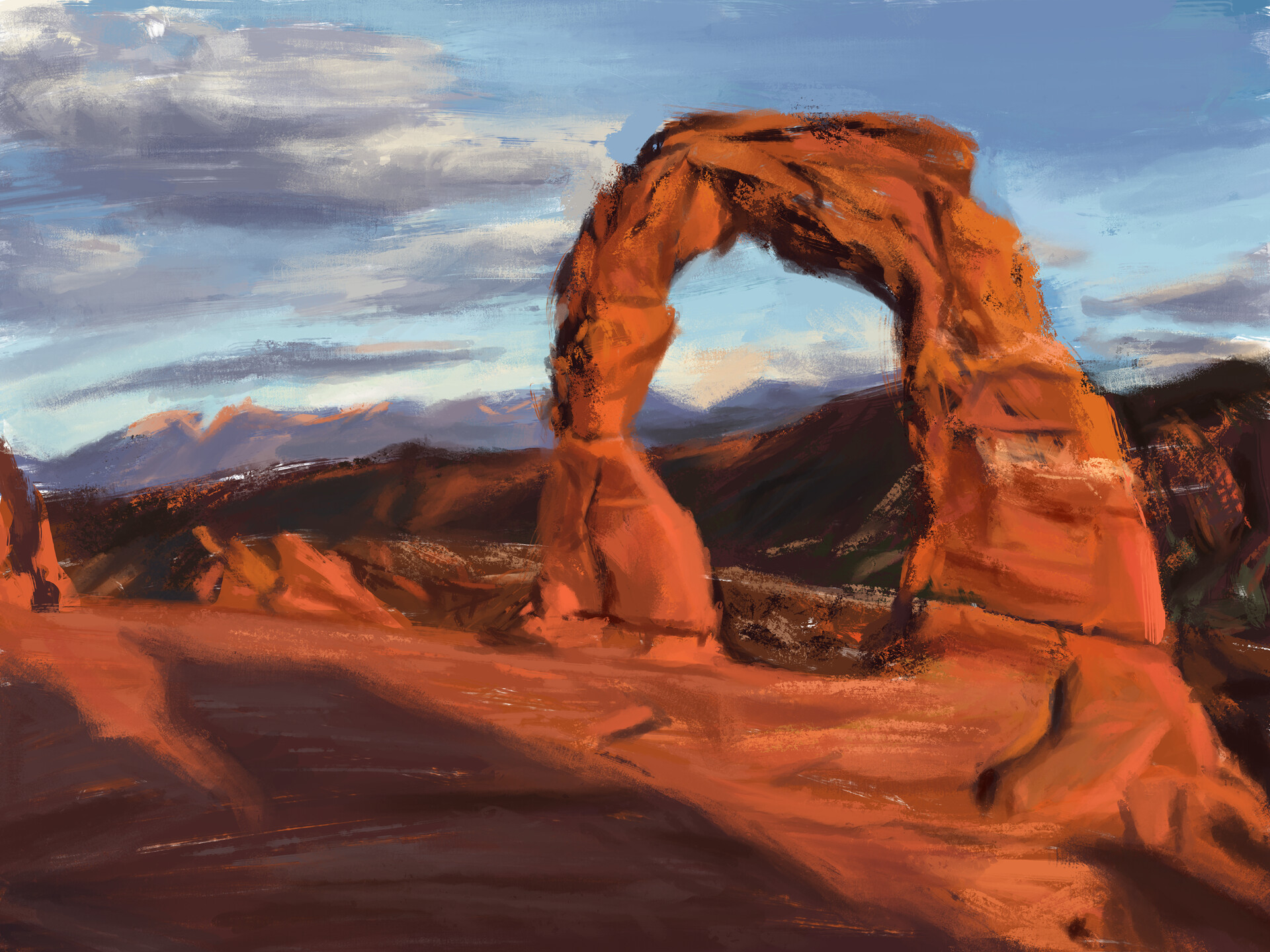 ArtStation - Landscape Color Studies