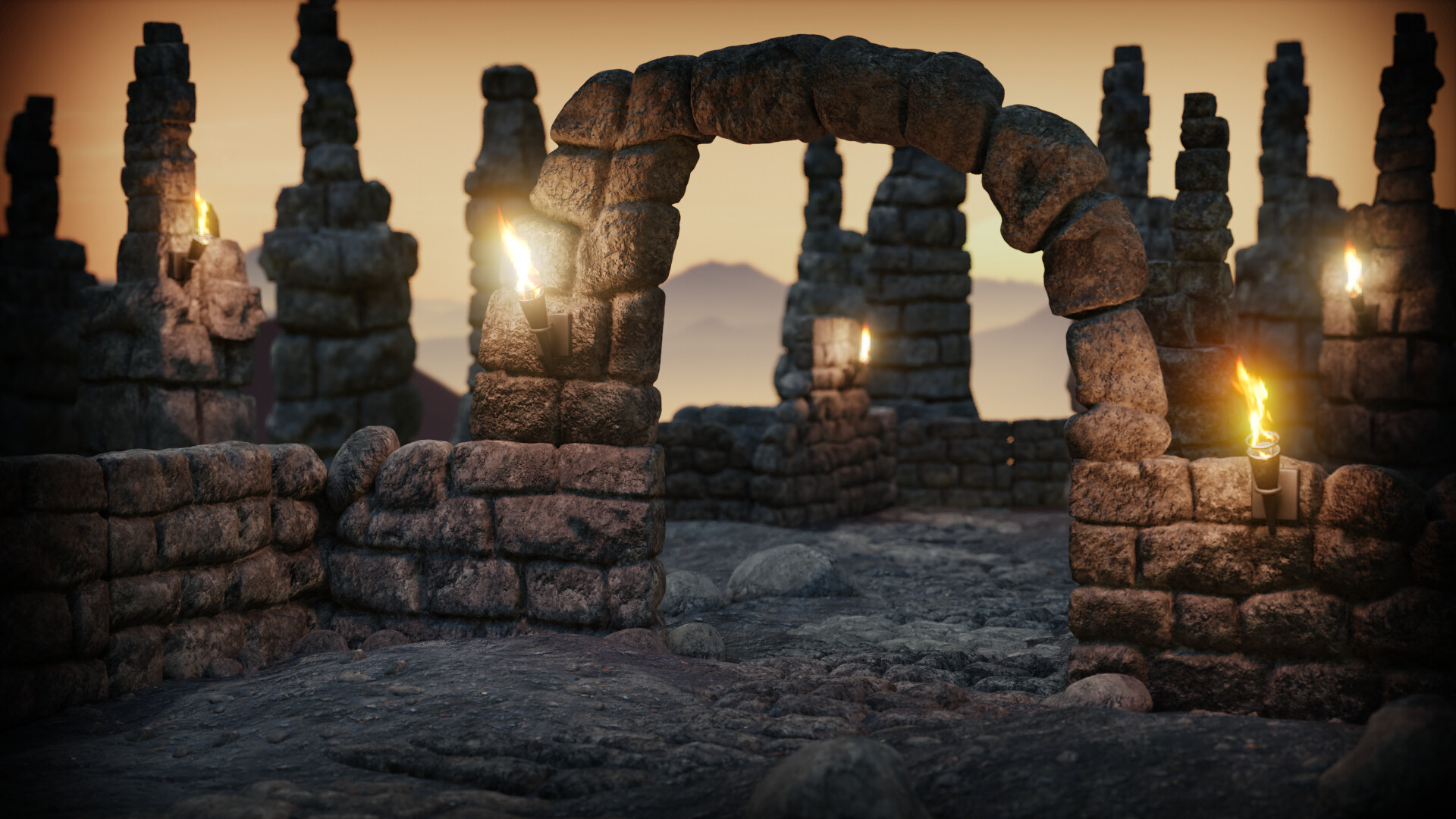 ArtStation - Stone Gateway
