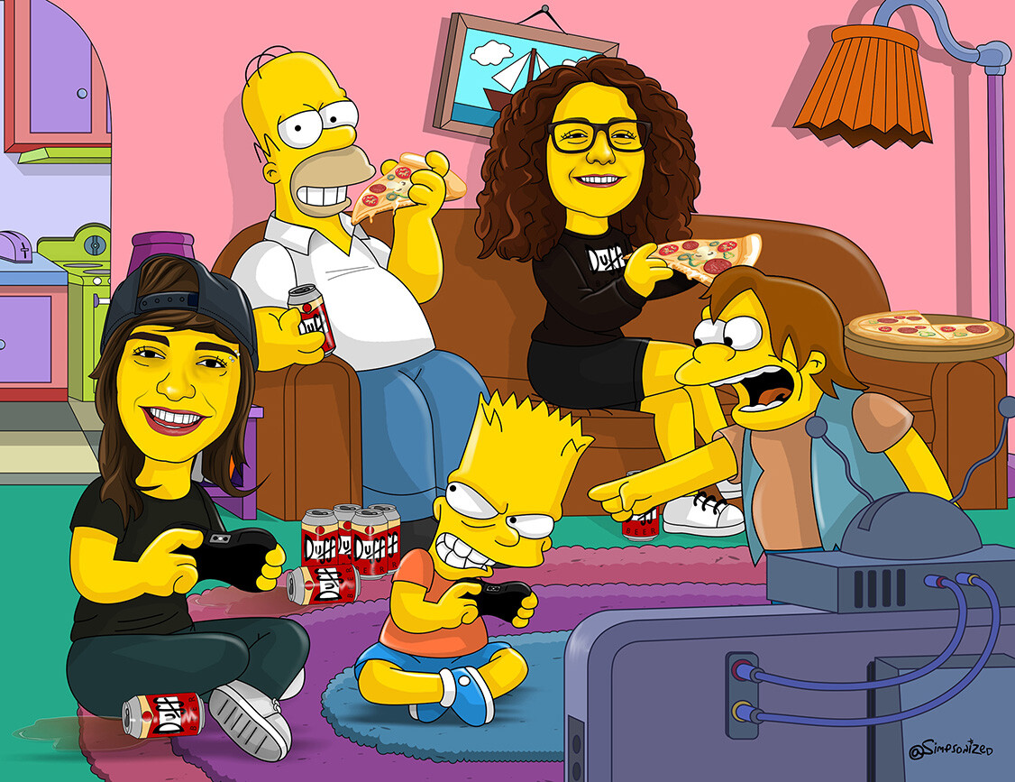 Simpsonized Art - Encargos