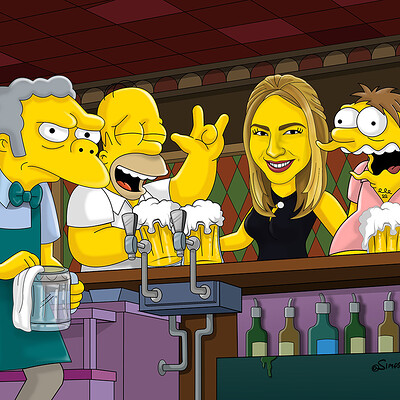 Simpsonized Art - Encargos