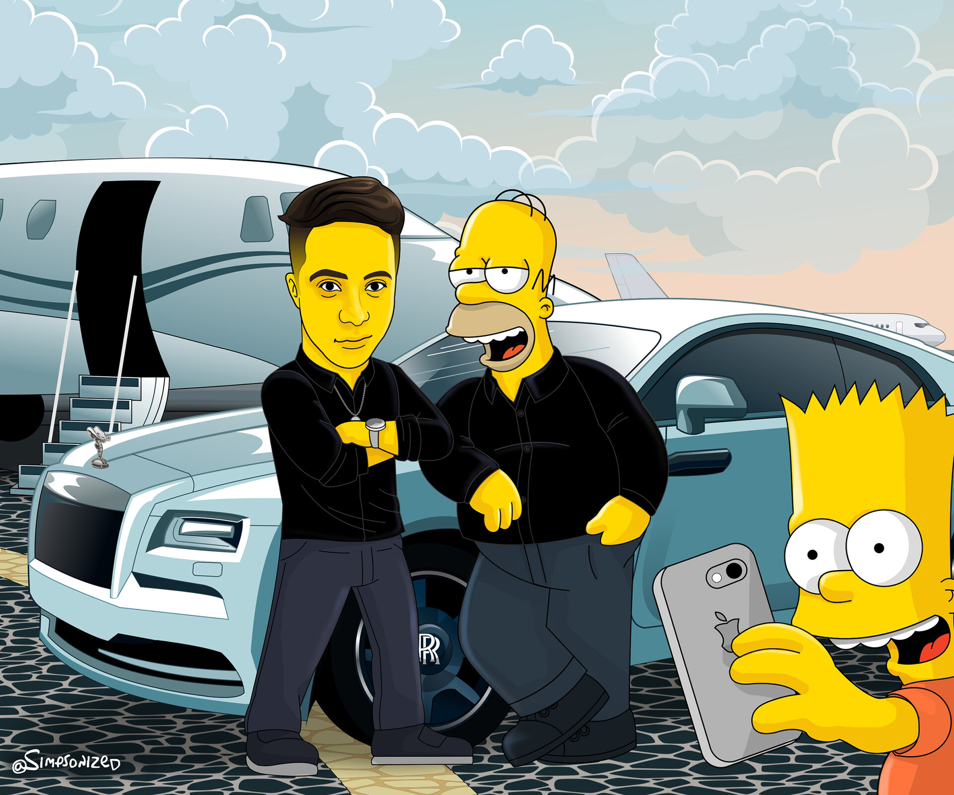 Simpsonized Art - Encargos